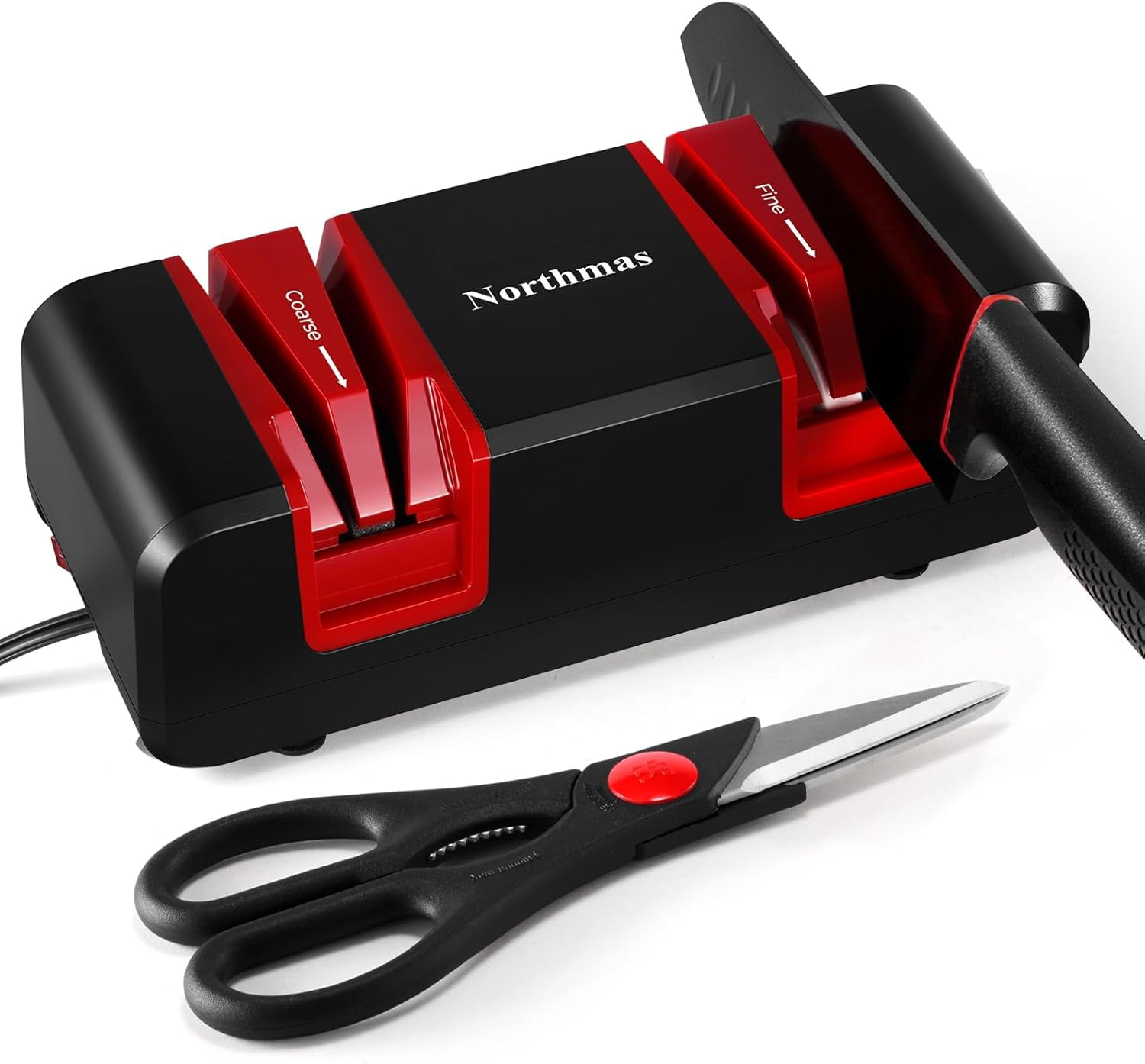 HYKE Knife Sharpener, fessional Electric Knife Sharpener for Kitchen ...