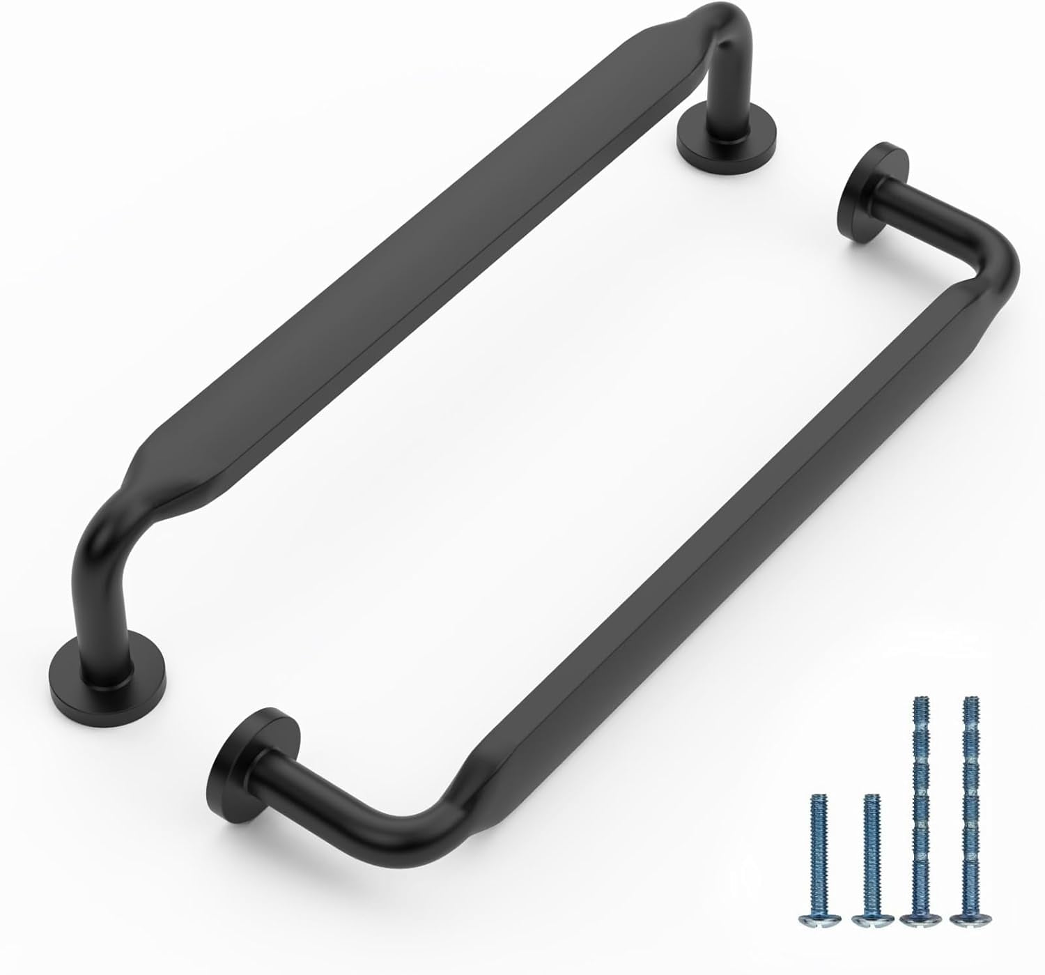 HYKE LTA 10 Pack 5 Inch(128mm) Matte Black Cabinet Pulls,Stylish ...