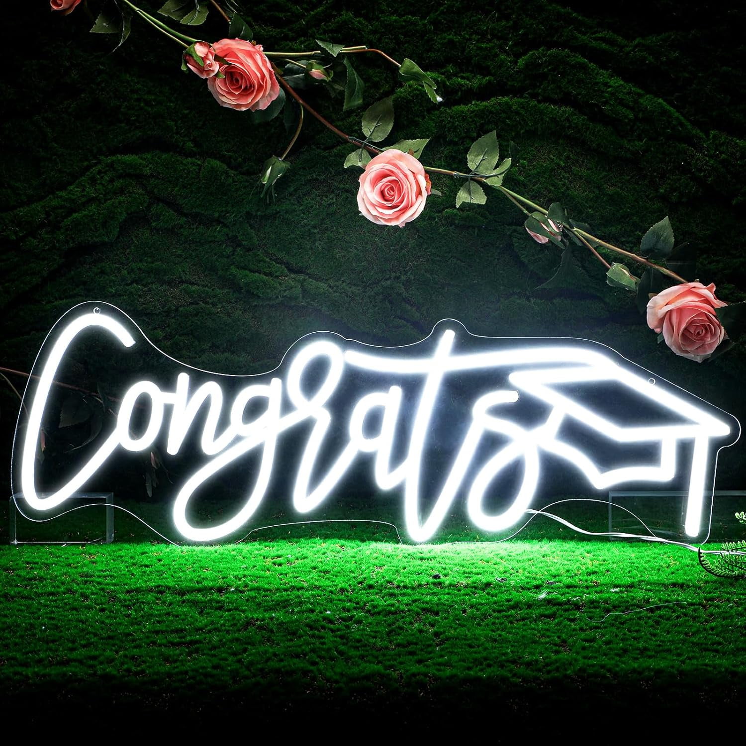 HYKE Large Congrats Grad n Sign Class of 2025 Sign Decor Congrats Grad ...