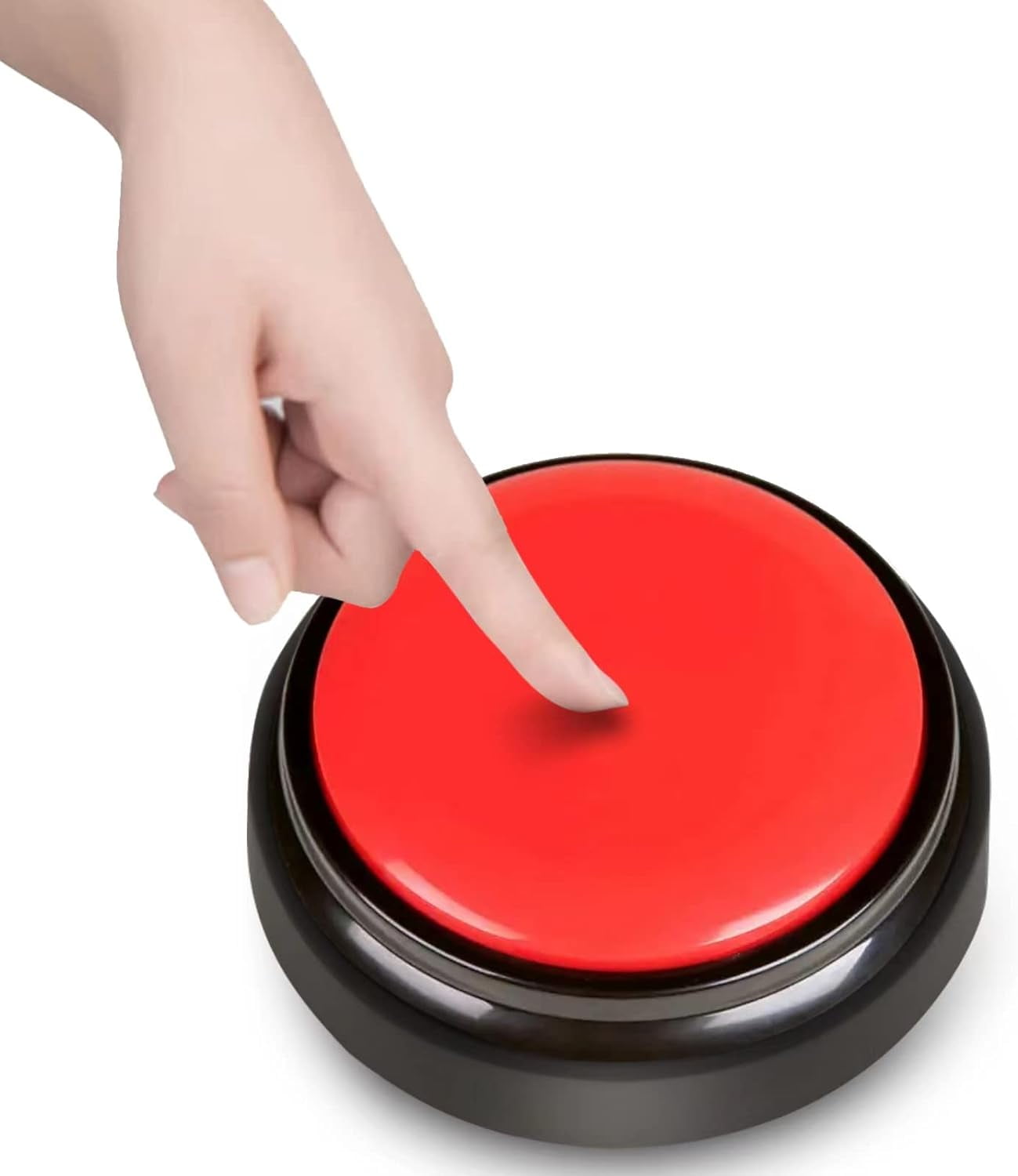 HYKE Large Tal Button Clock, Tal Alarm Clock with Volume Control ...