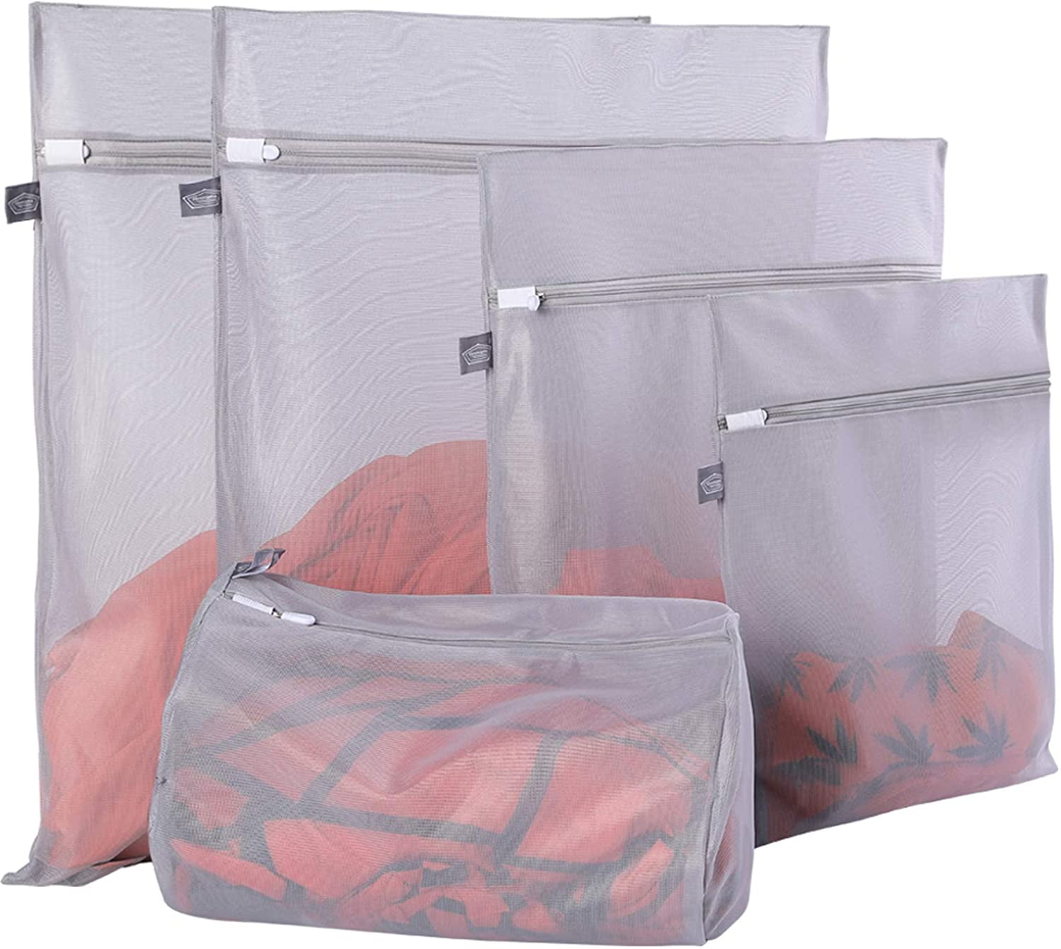 HYKE Laundry Bag Mesh Wash Bags, Washing Mane Wash Bag, Net Washer Sack ...