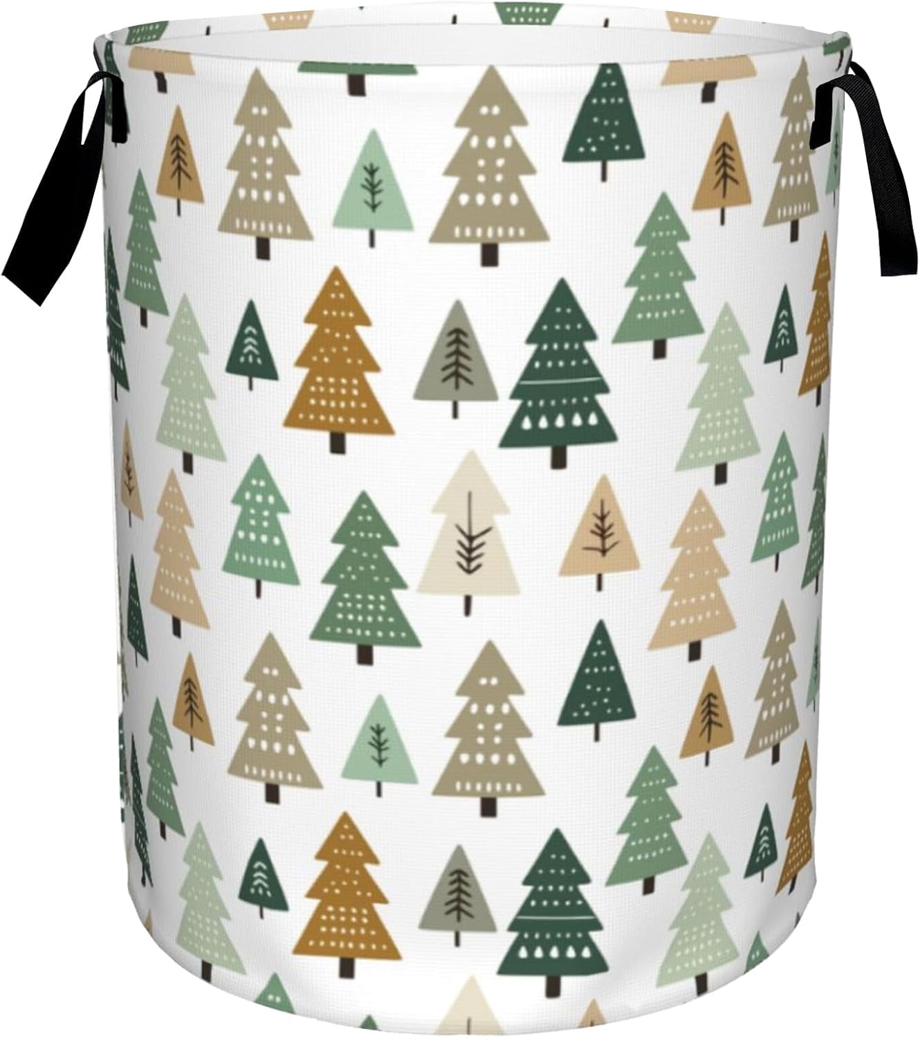 HYKE Laundry Basket,GreenTree Laundry Hamper Green Forest Collapsible ...