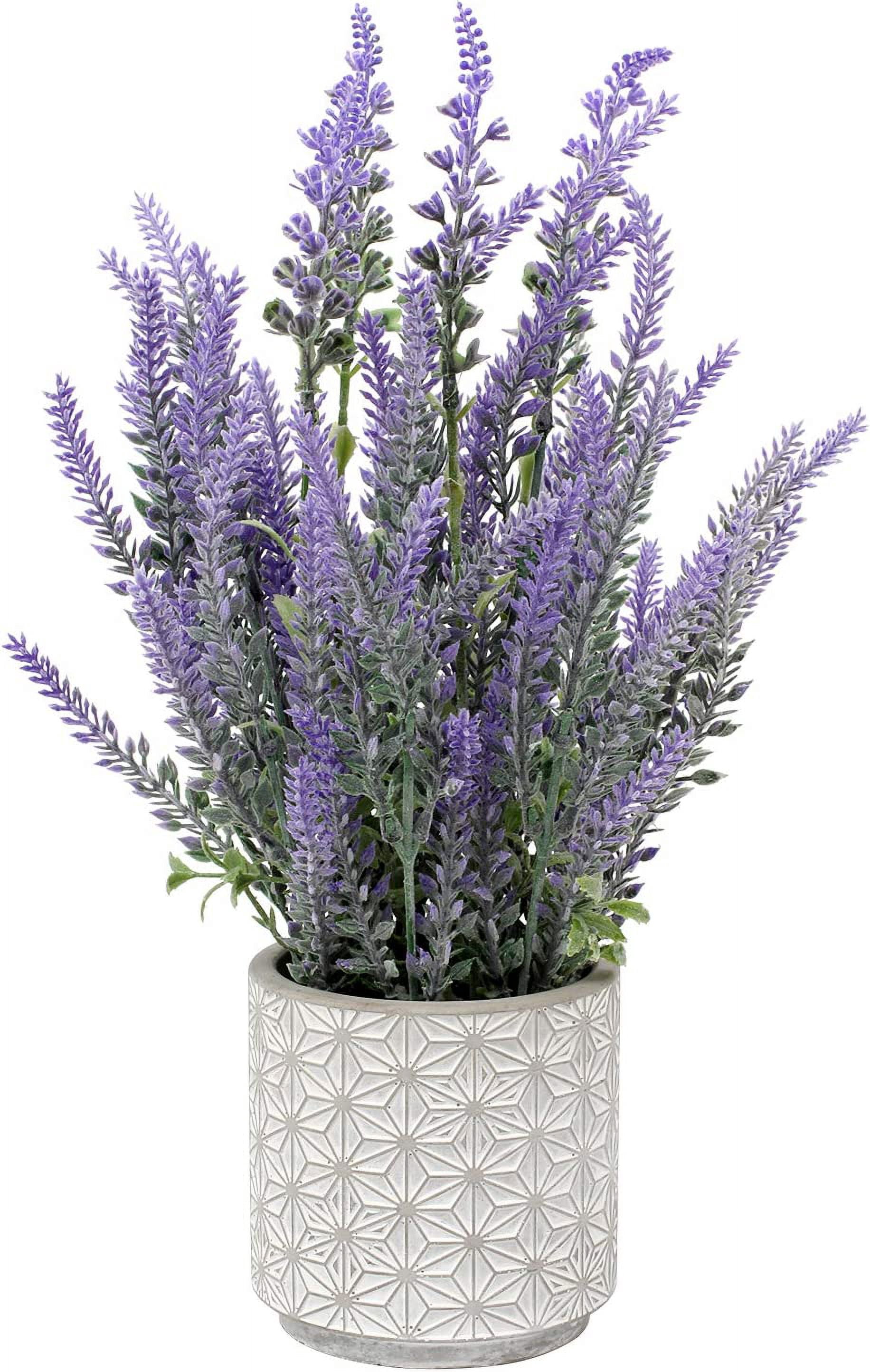 HYKE Lavender Flowers Articial Lavender Decor Fake Lavender Plant in ...