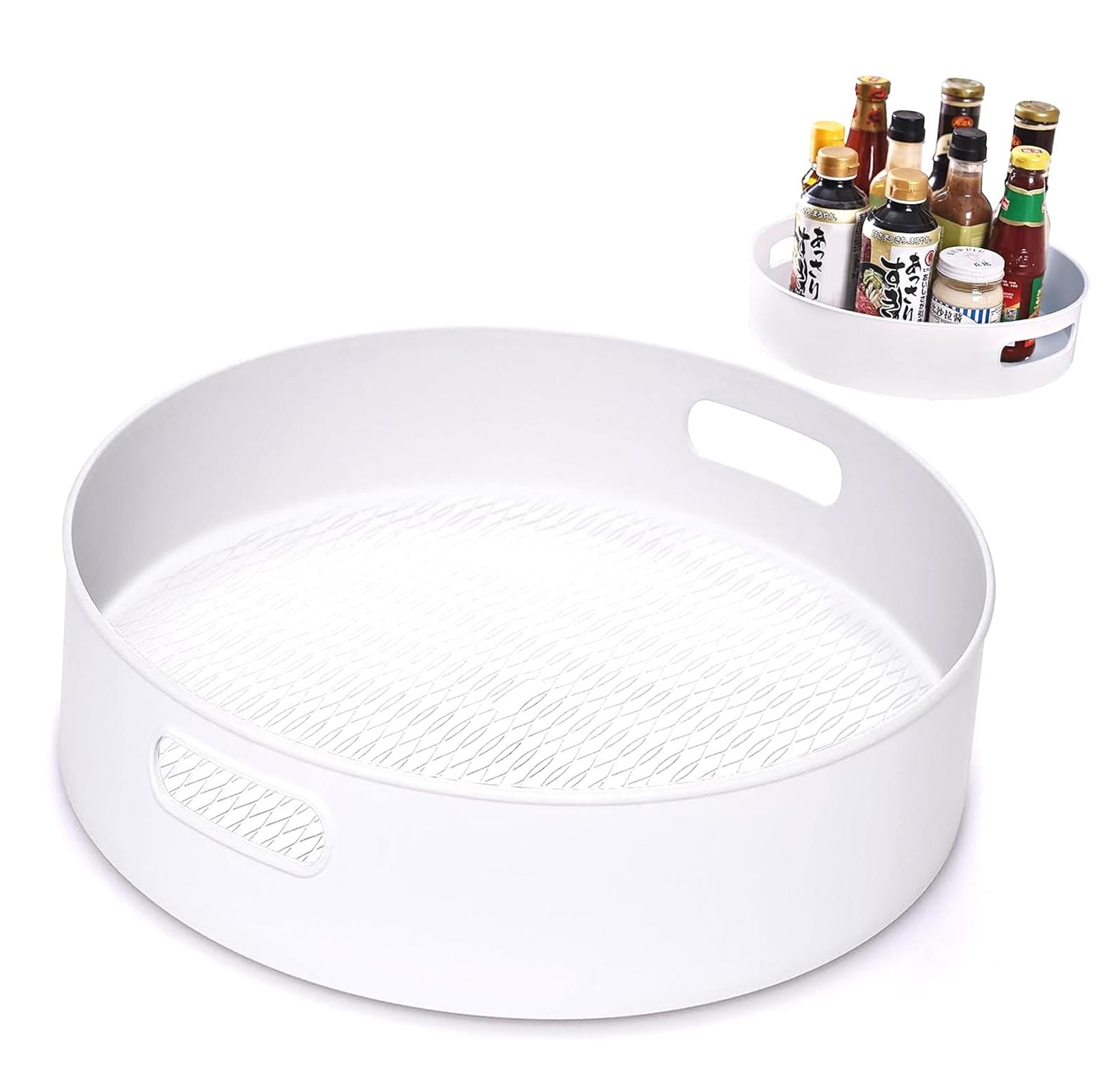 HYKE Lazy Susan Turntable Rotates Organizer Space Saver Round Turntable ...