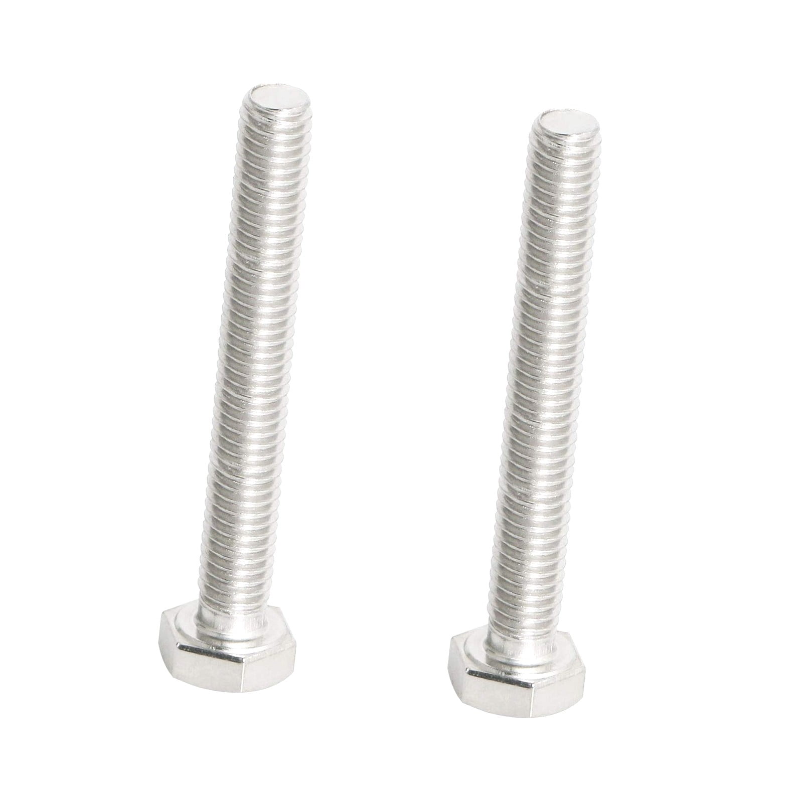 HYKE Left-Handed M6 50mm Hex Screws 304 Steel, A2-70 Fasteners Fully ...