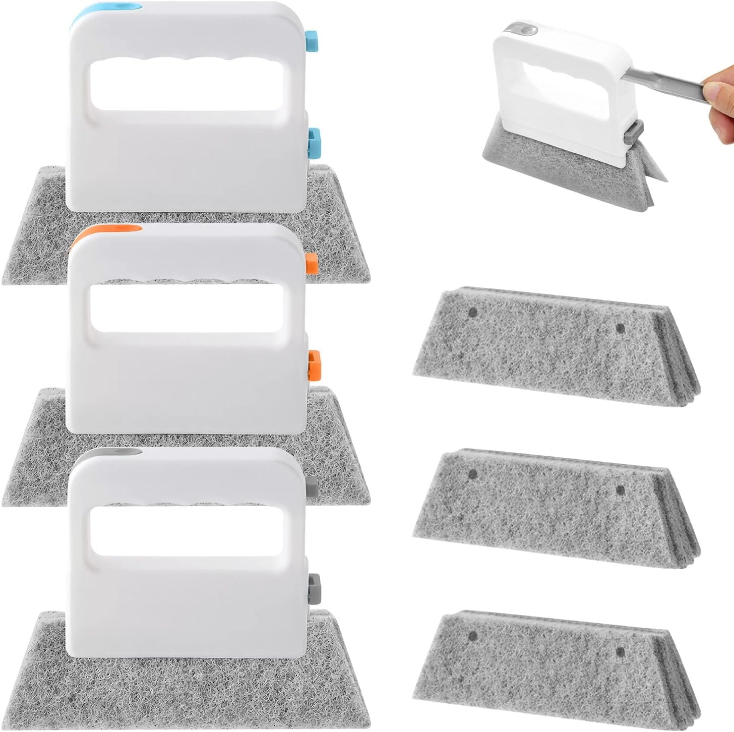 HYKE Magic Window Groove Cleaning Brush, Handheld Window Track Cleaner ...