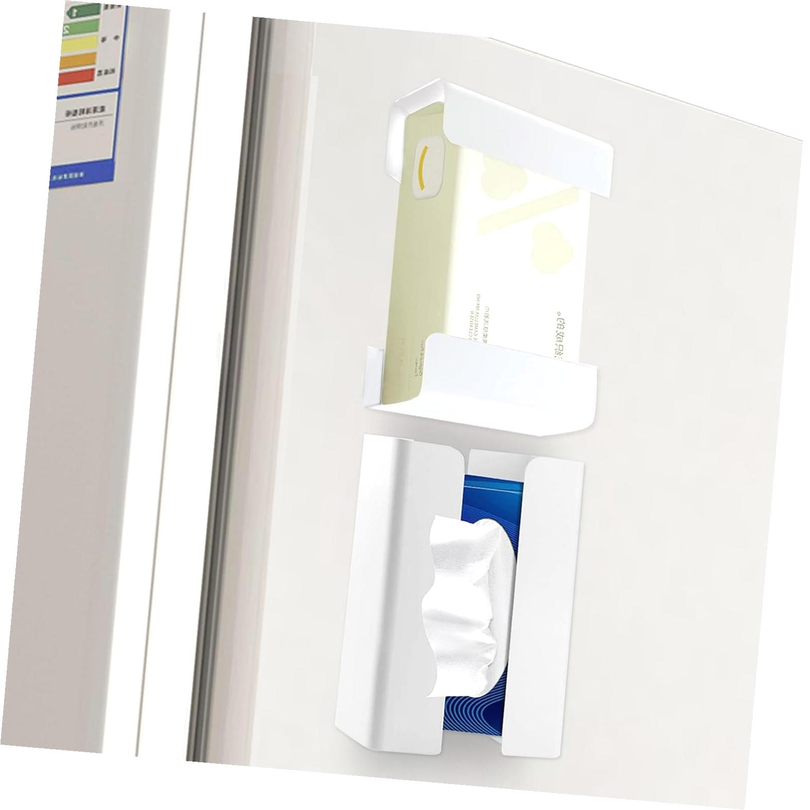 HYKE Magnetic Glove & Tissue Dispenser, Adjustable , Wall Mount, Fridge ...