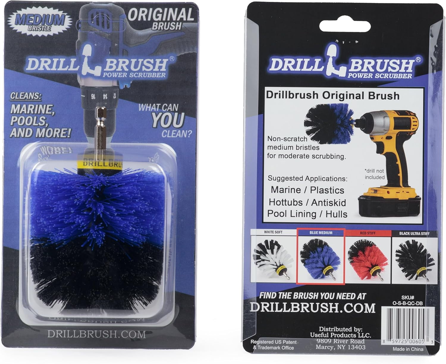 HYKE Marine Scrubbing Brush Head - Aquatic Cleaning Supplies - Boat ...