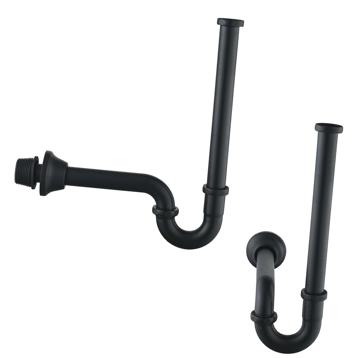 HYKE Matte Bathroom Sink -Shape 1-1/4 inch Sink Drain with Joint ...
