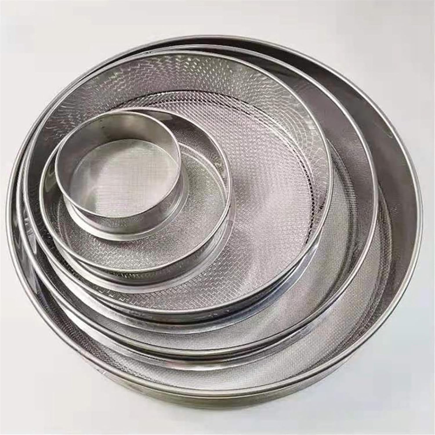 HYKE Mesh Strainers 1PCS 2-500 Mesh 304 Stainless Steel Strainers Multi-size Kitchen Food Flour ...