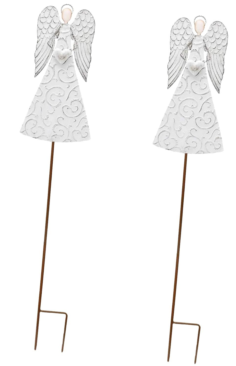 HYKE Metal Angel Garden Ornaments Decorative Angel Stake Featuring a ...