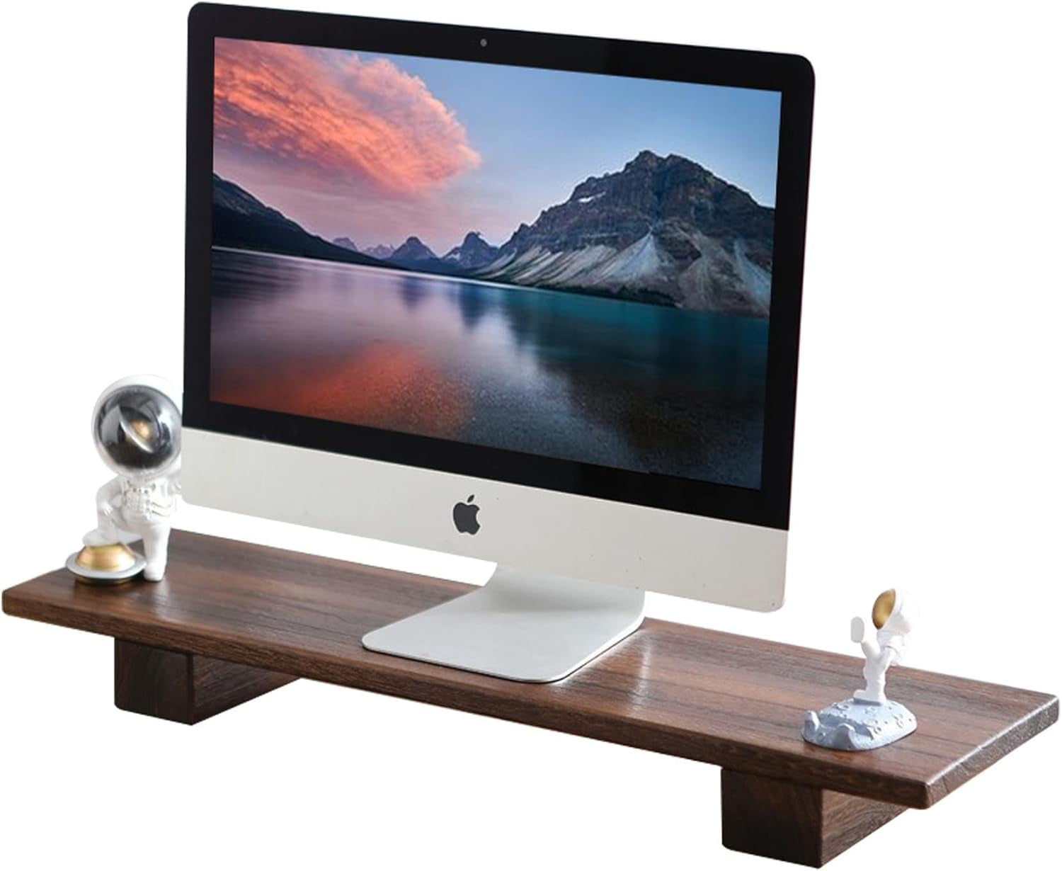 HYKE Monitor Riser, Monitor Stand, Wood Monitor Stand Riser, Adjustable ...