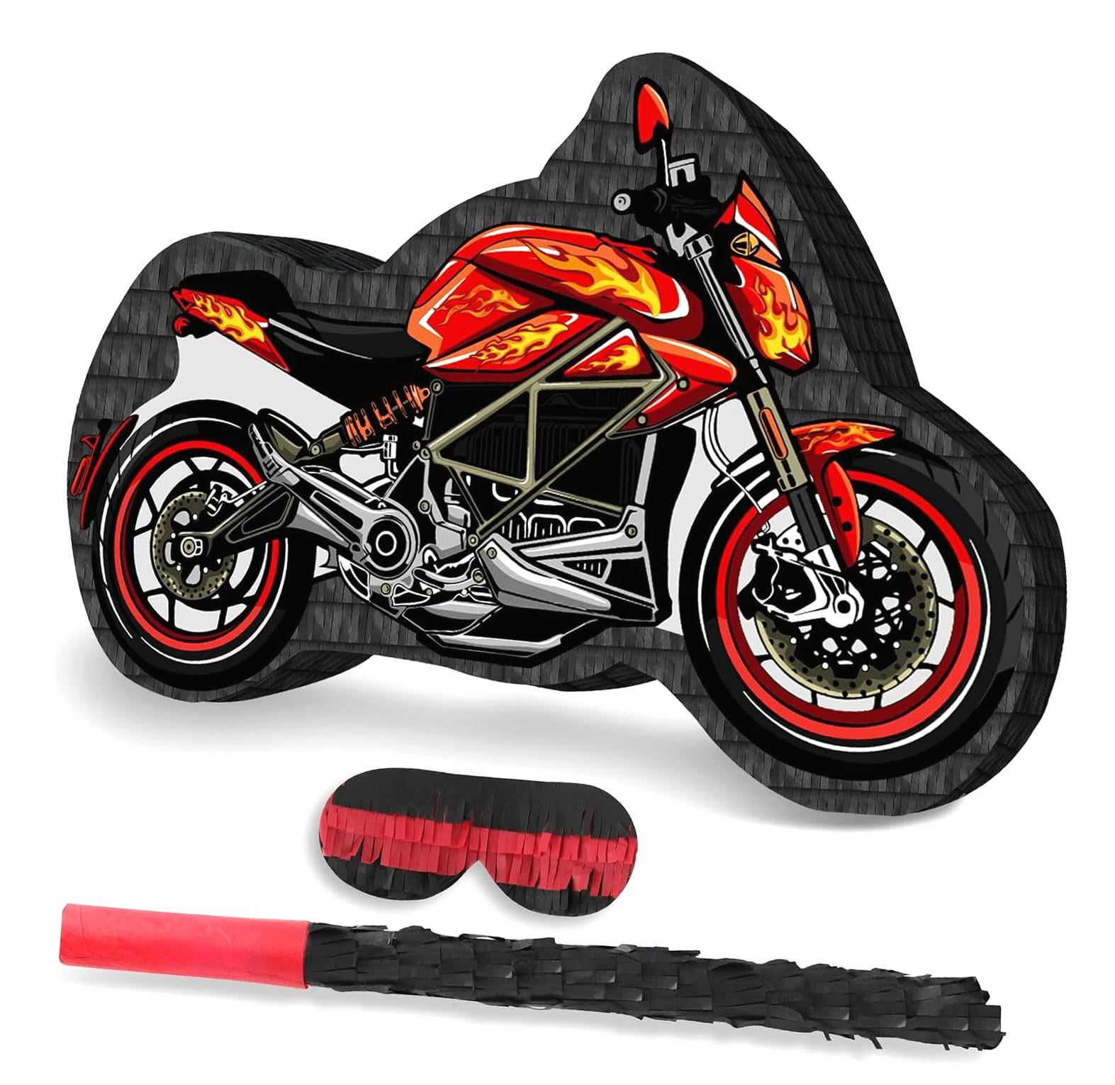 HYKE Motorcycle with Stick & Hanging Loop Car for Boys Monster Truck ...