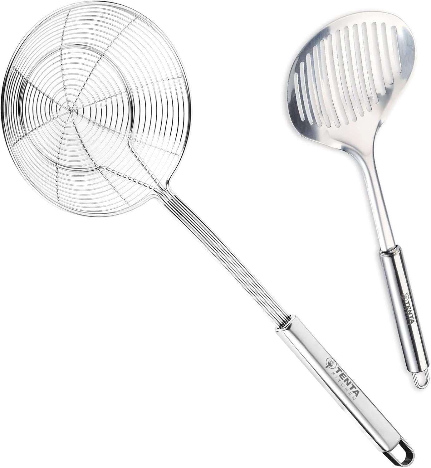 HYKE Multi Kitchen Utensil Stainless Steel Coo Skimmer Slotted sh ...