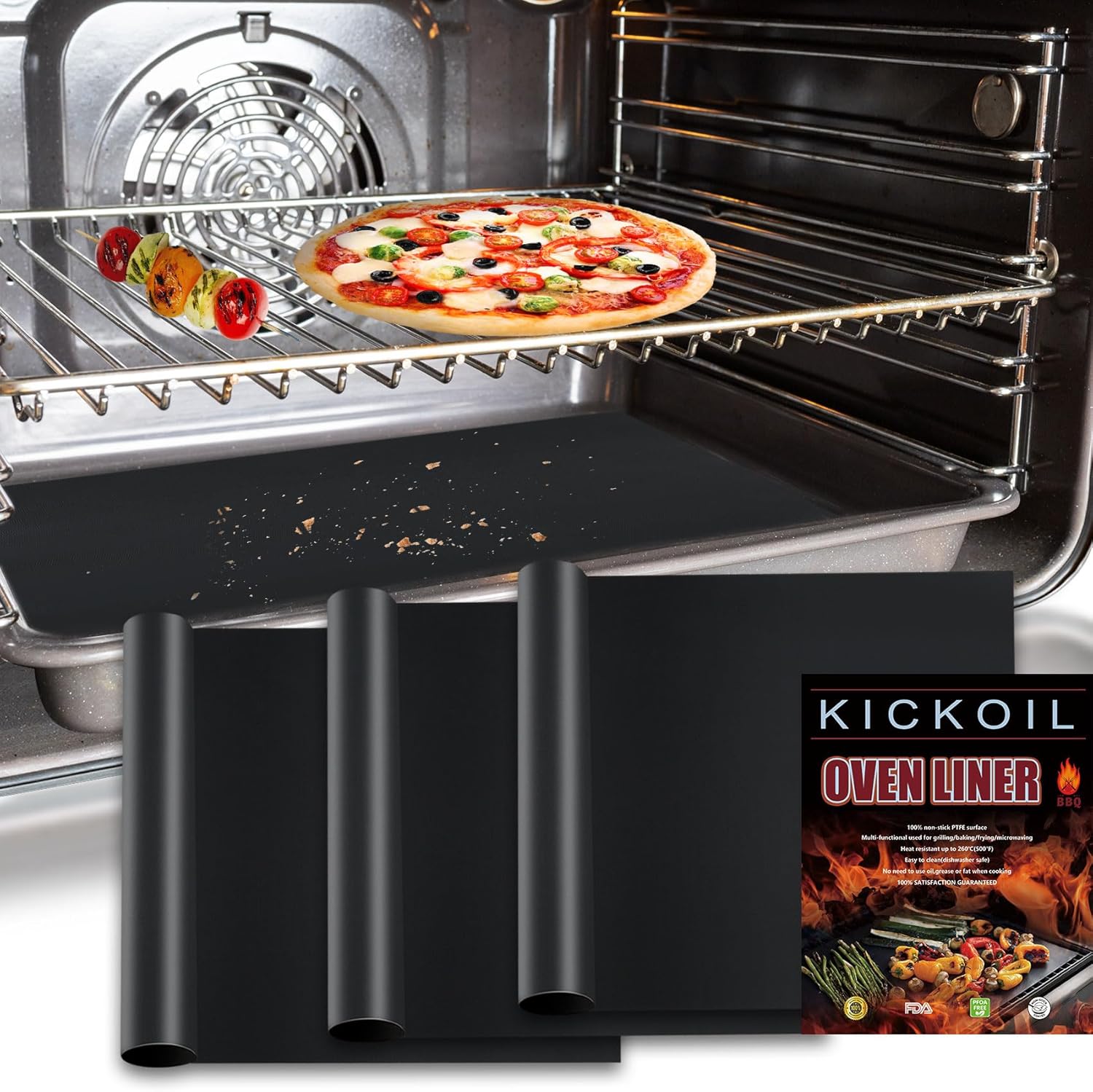 HYKE Oven Liners for Bm of Oven/Electric Oven/Gas Oven/ster Oven ...