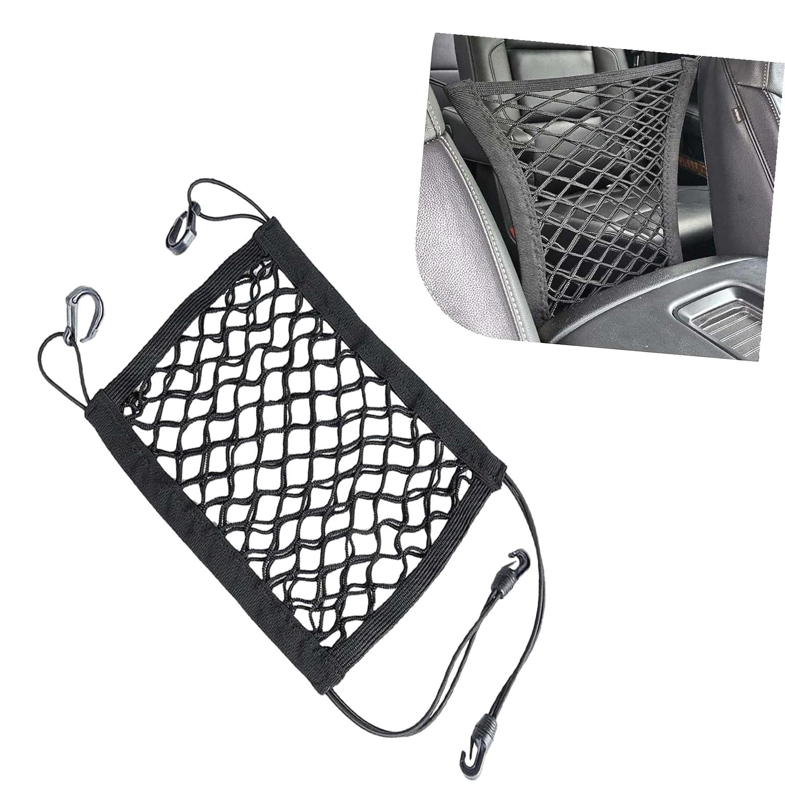 HYKE Pack-1 Car Safety Net with 10.2In Wire, 11.4In x 10.2In Vehicle ...