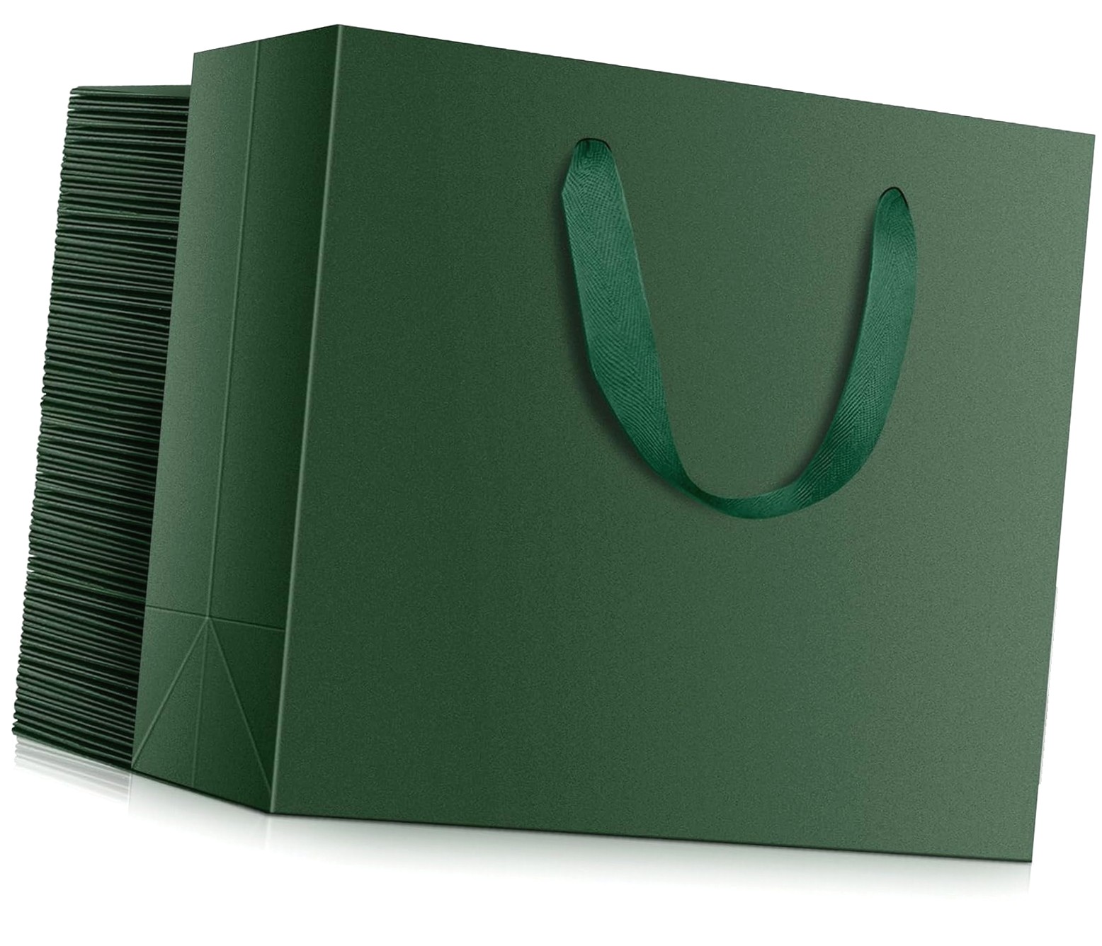 HYKE Paper Bags with Handles, 50pcs 10.6"x8.3" Medium Size, Shopping ...