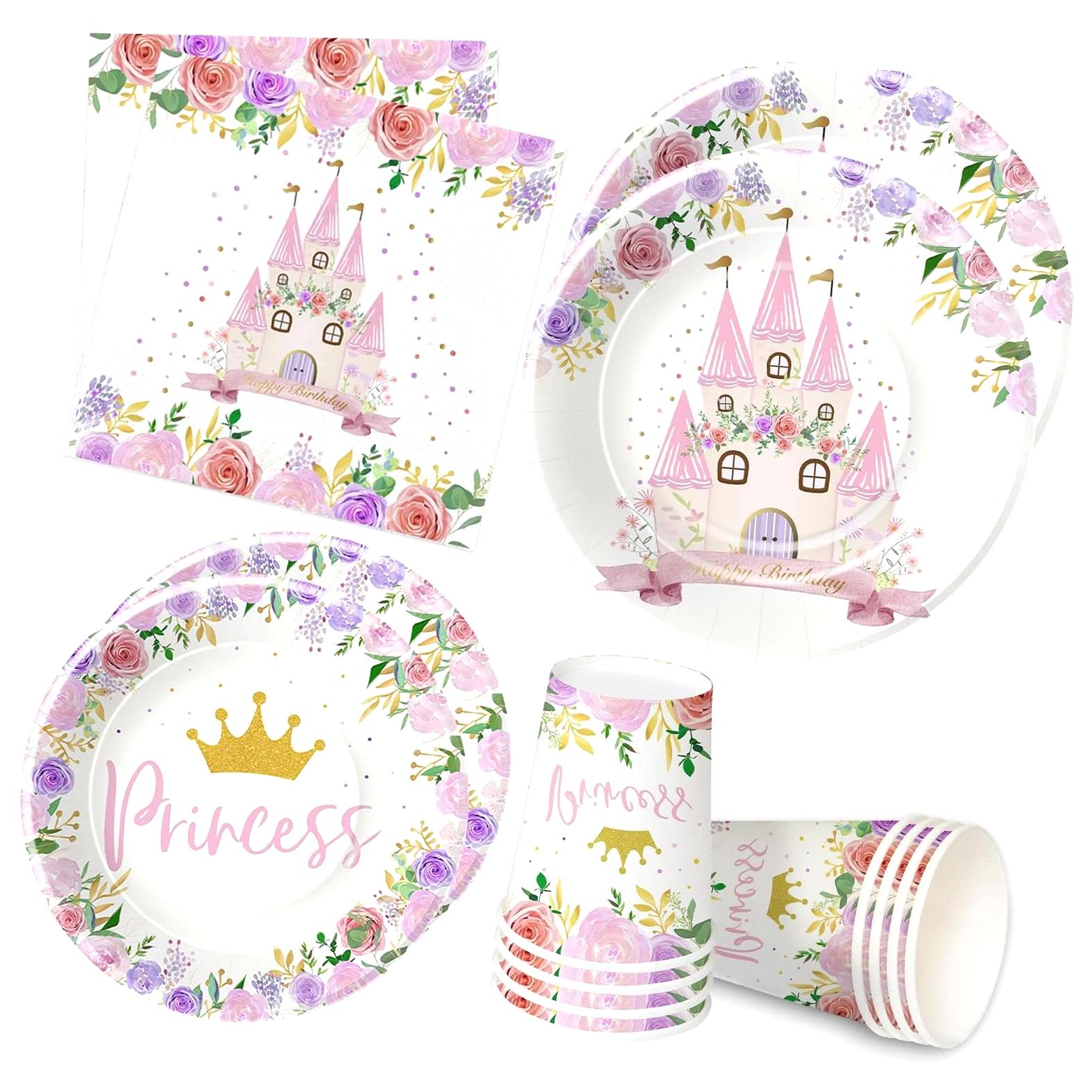 HYKE Party Decor Tableware - Birthday Celebration Supplies Including ...
