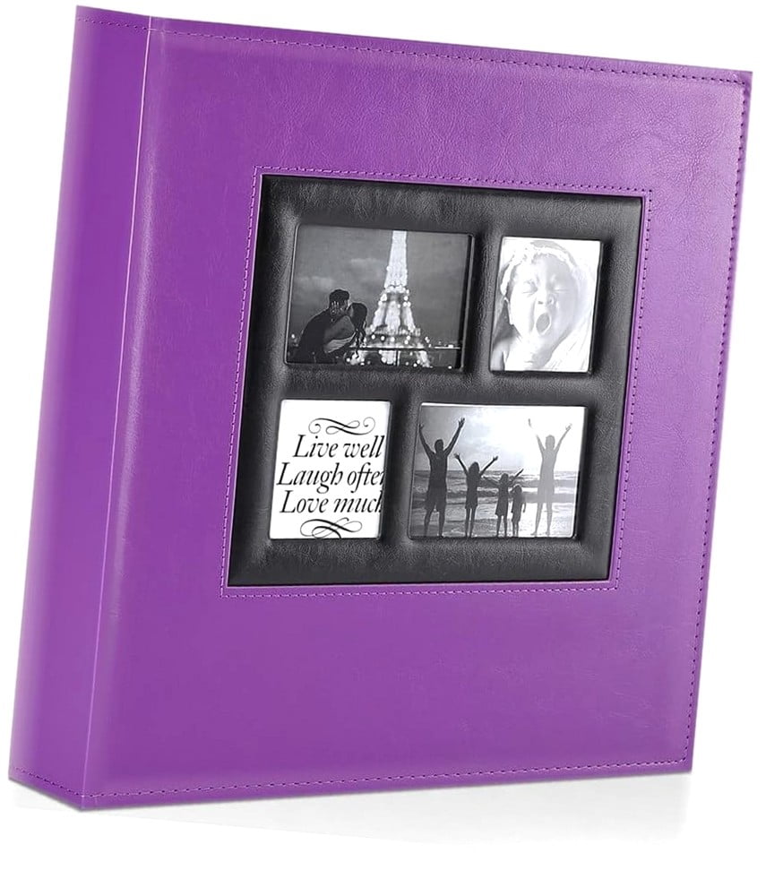 HYKE Photo Album 4x6 Pockets Photos, Extra Large Wedding Picture Albums ...