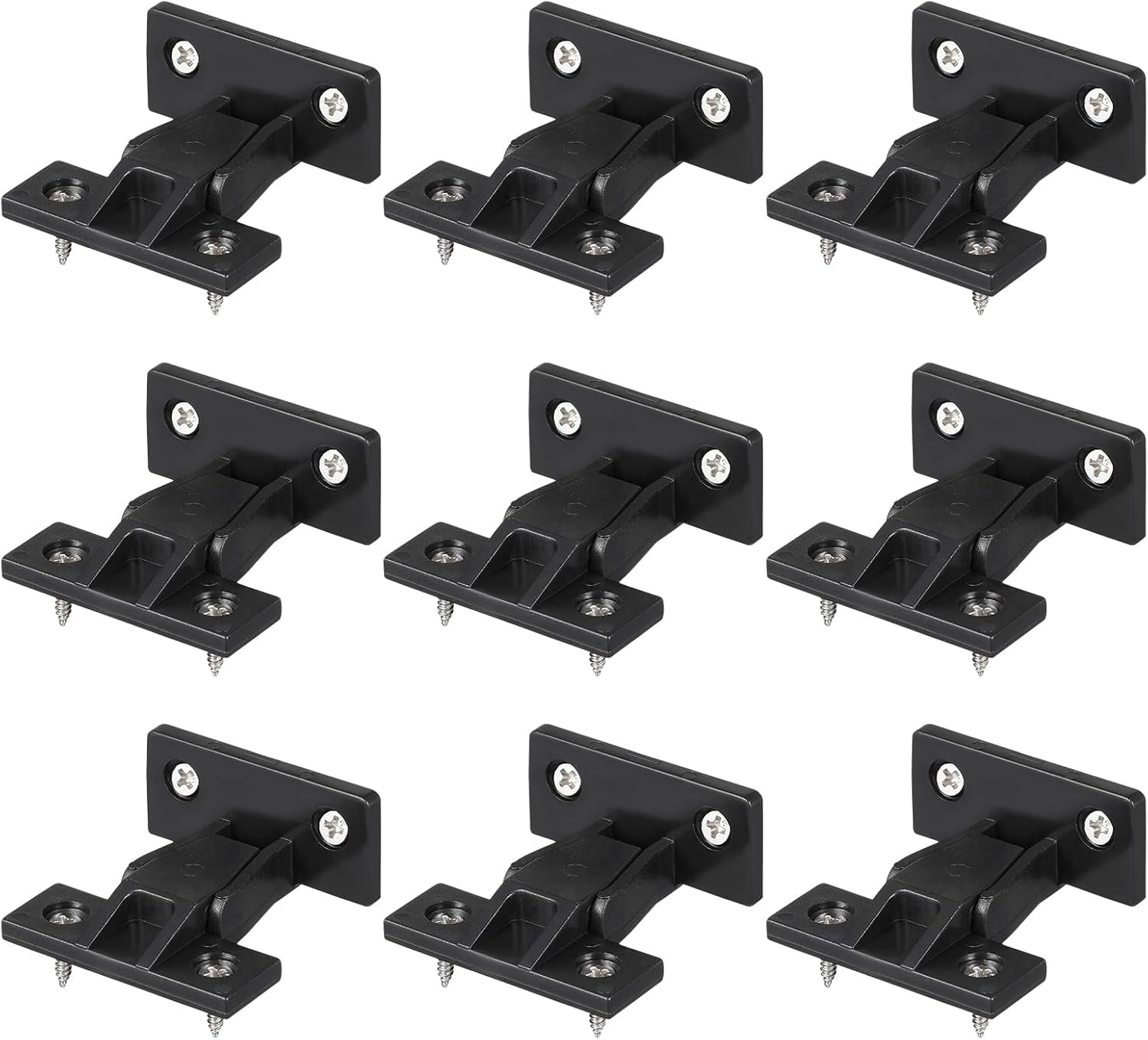 HYKE Plastic Push-On Corner Buckle, 10pcs Fast Installation Furniture ...