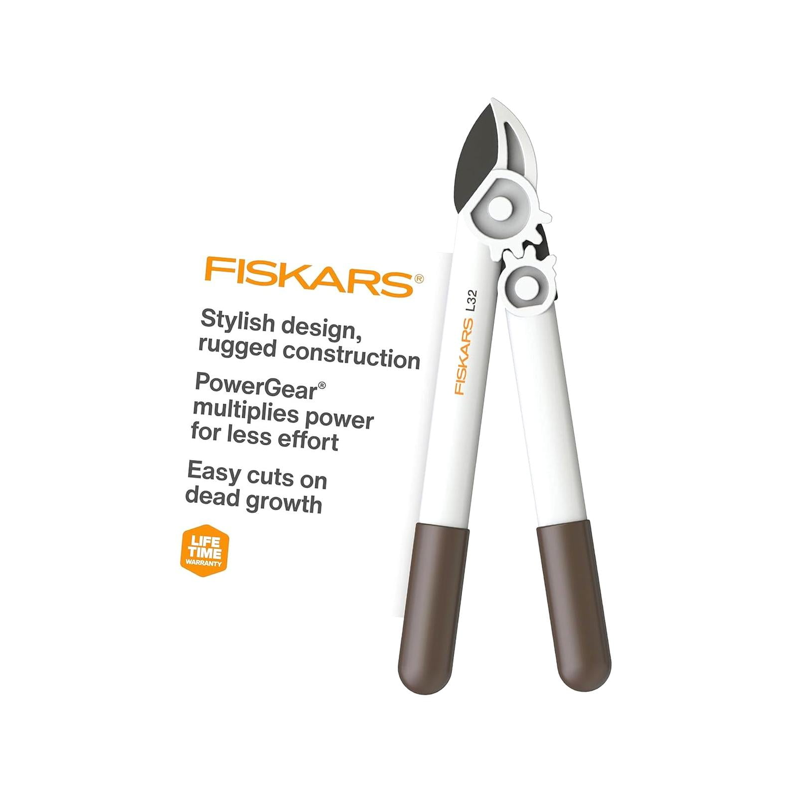 HYKE PowerGear Lopper, Lightweight Anvil Garden Tool, White - Walmart.com