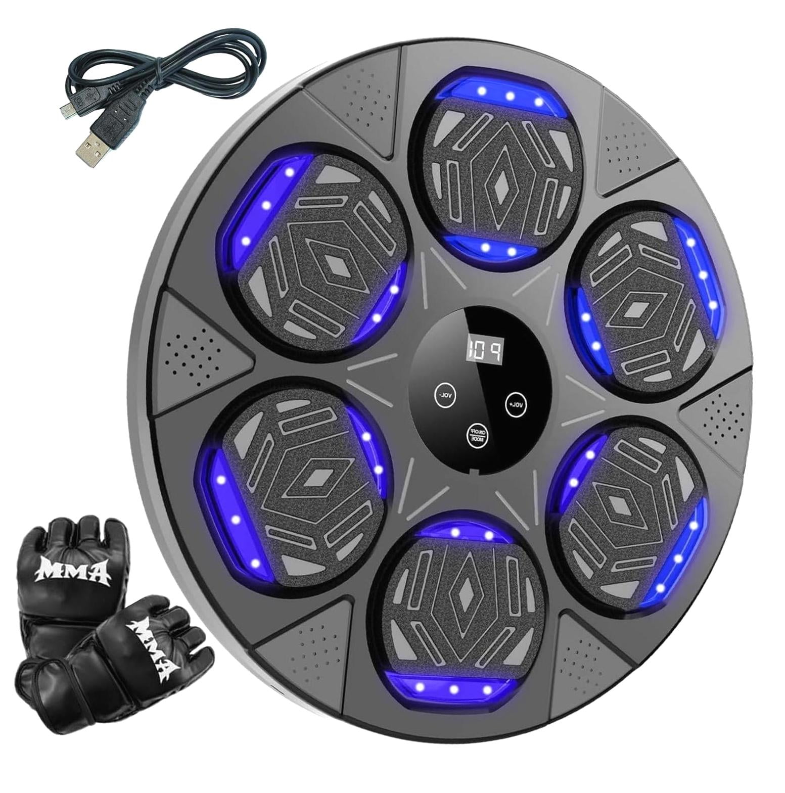 HYKE Premium Musical Boxing Trainer – Wall-Mounted Exercise with ...