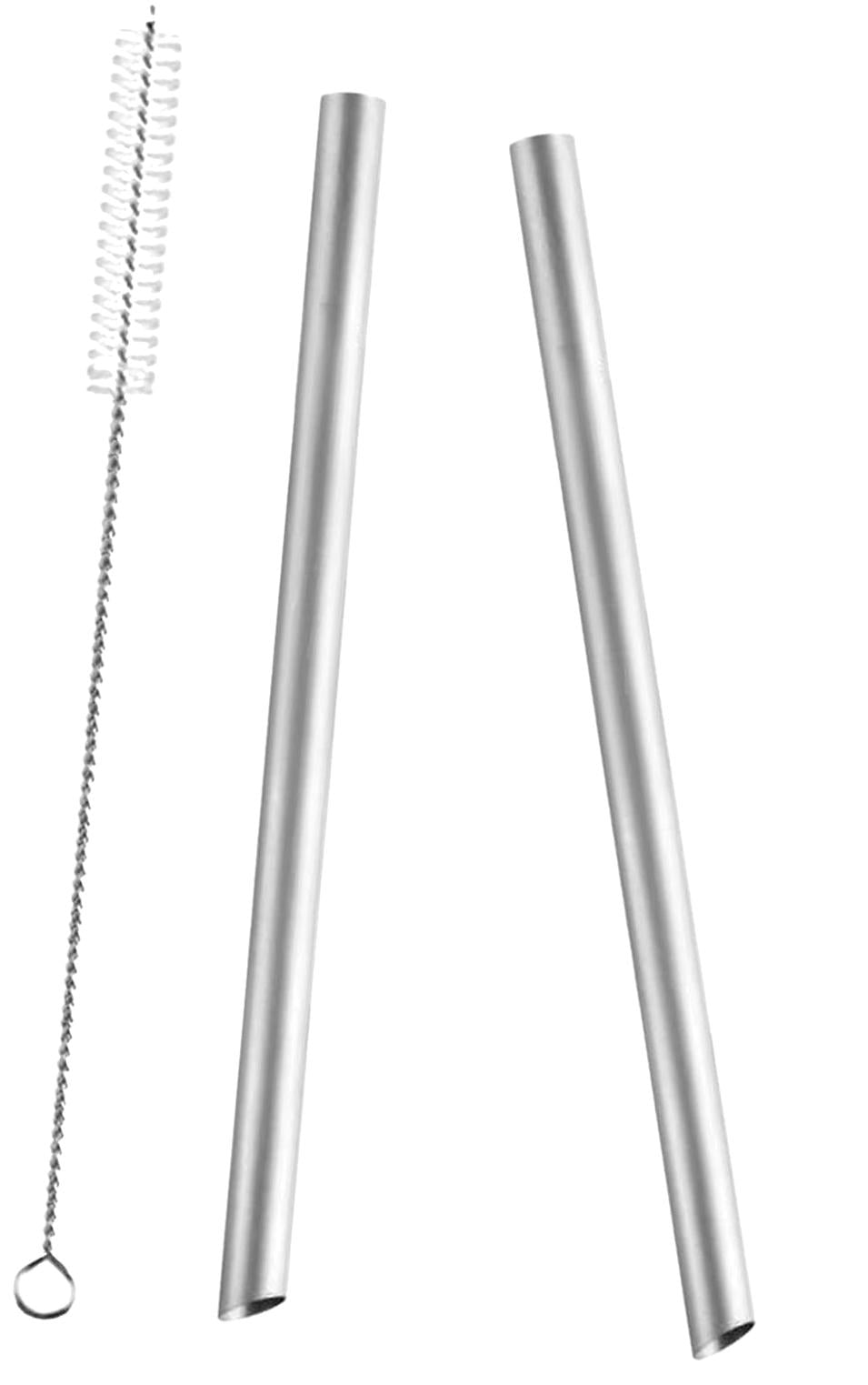 HYKE Pure Titanium Straws with Carrying Case & Cleaning , 0.47'' Broad ...