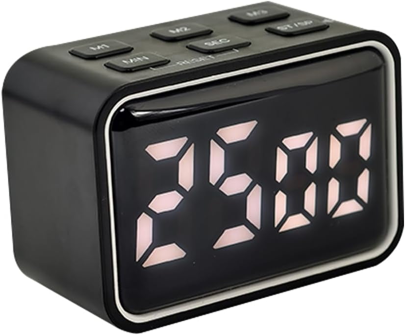 HYKE Rechargeable Mini LED Digital Timer, LED Countdown/Up Timer, 3 Pre ...