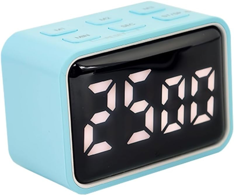 HYKE Rechargeable Mini LED Digital Timer, LED Countdown/Up Timer, 3 Pre-Set Memory Time Loud ...