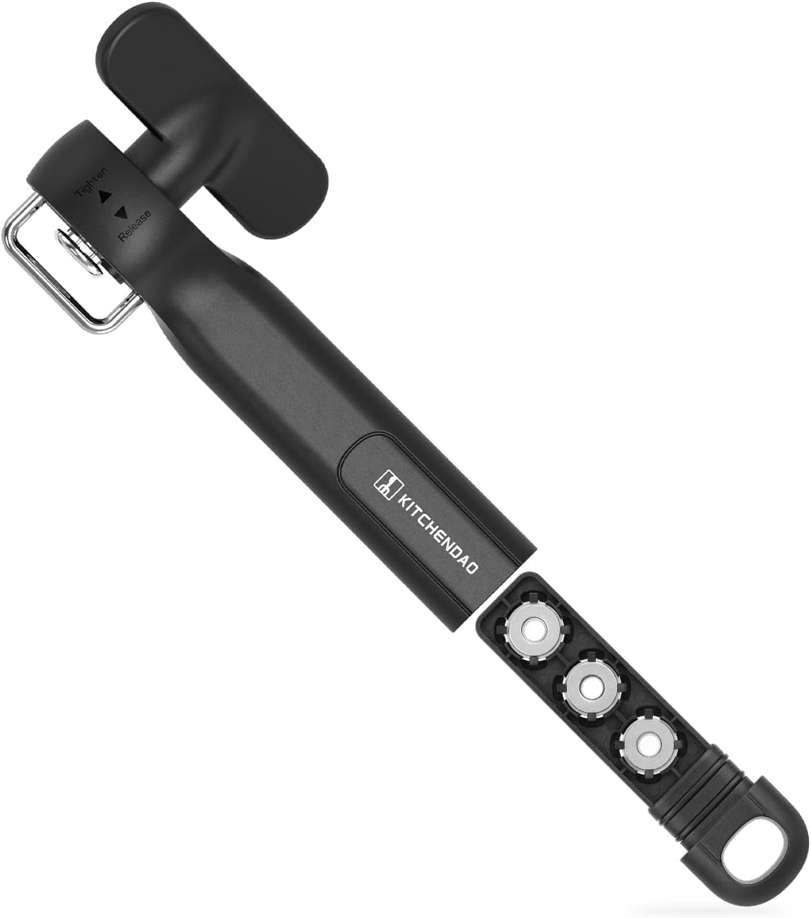 HYKE Replaceable Can Opener with 3 Extra s, Safe Cut Can Opener, Smooth ...