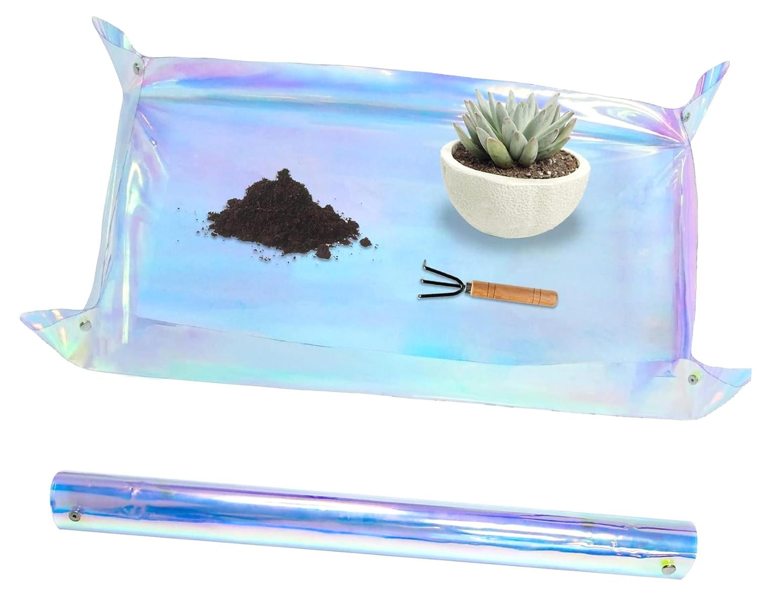 HYKE Repotting Mat for Indoor Plants Iridescent Plant Potting Mat ...