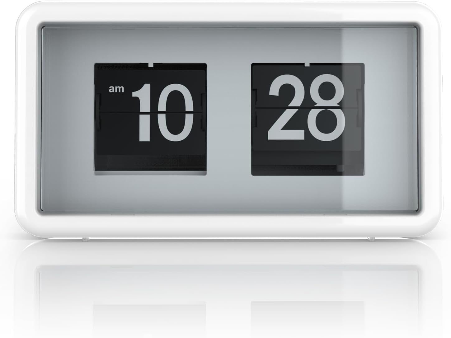 HYKE Retro Flip Desk Clock, Automatic Turning Flip Wall Clock, Vintage ...