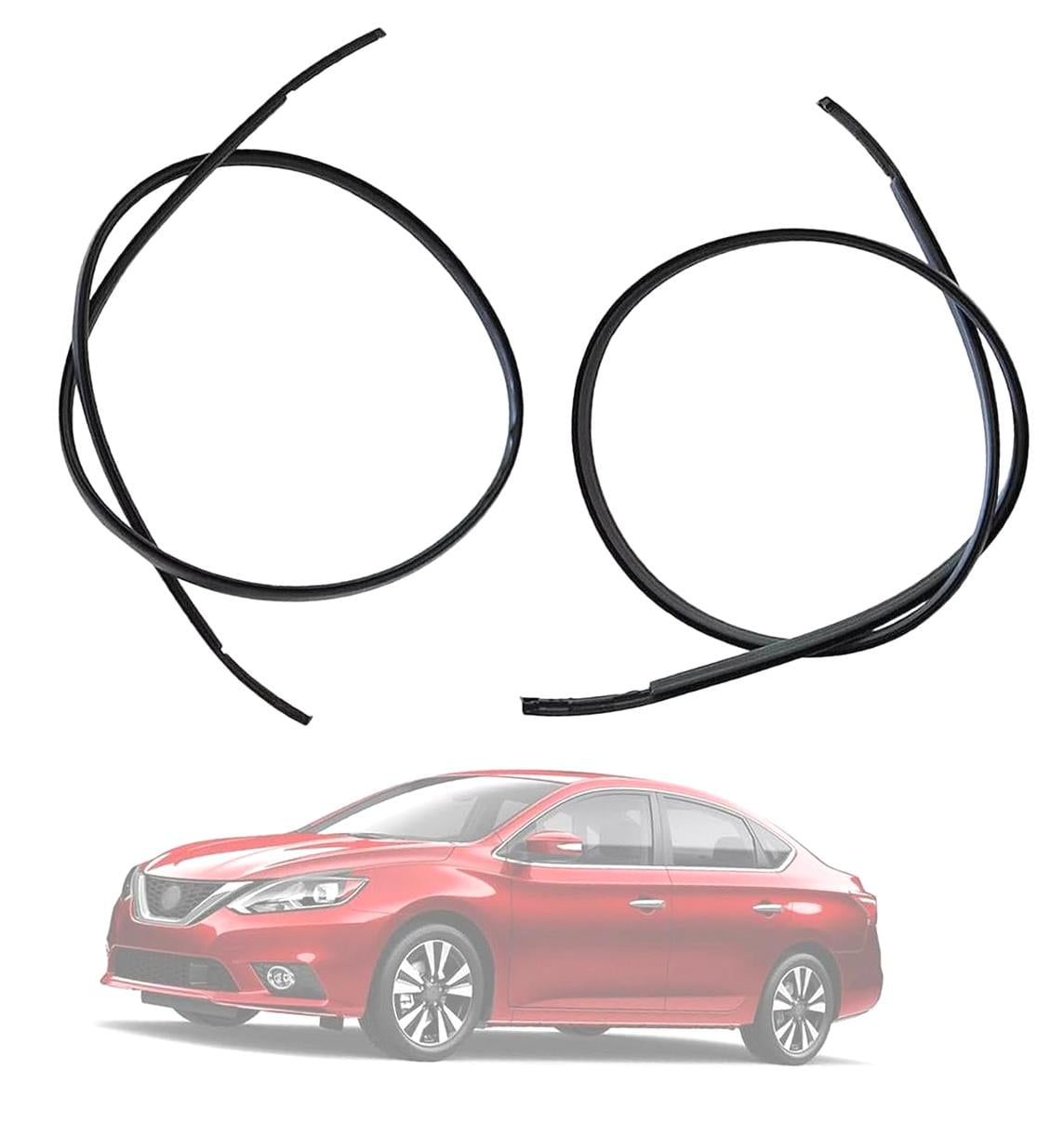 HYKE Roof Molding Drip Weatherstrip for Sentra 2013-2018, Pair of Car ...