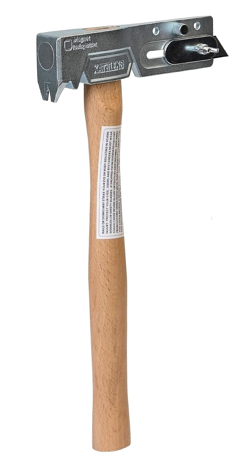 HYKE Roofing Hatchet – for Roof Repair with , Sliding Gauge, Built-in ...