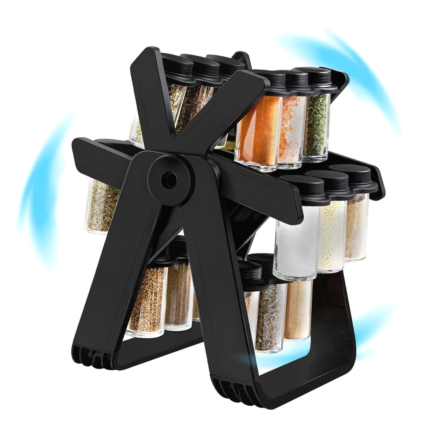 HYKE Rotating Spice Rack - Revolving Ferris Wheel Countertop Spice ...