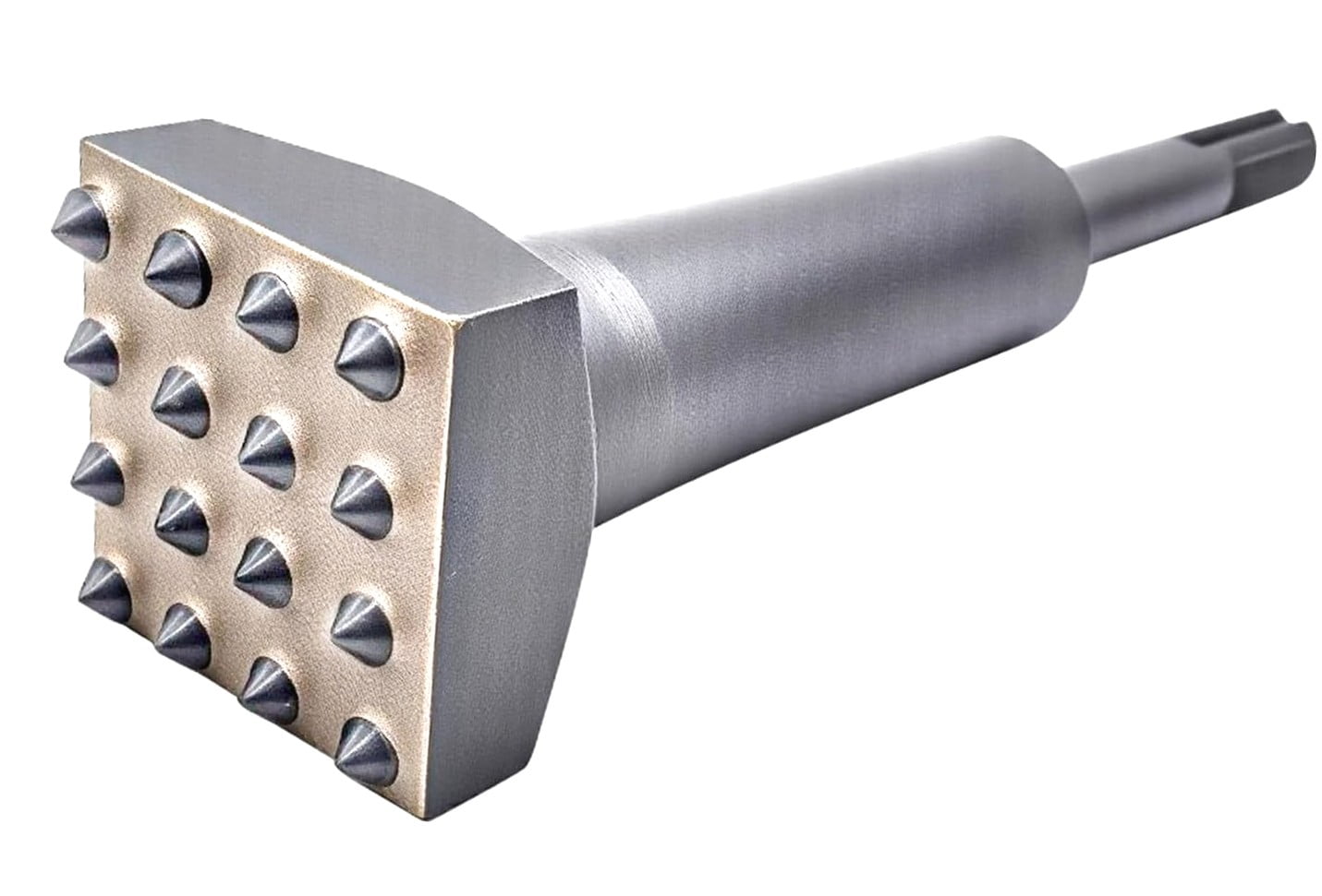 HYKE SDS Plus Bush and Bit 6" × 1-1/4" Square 16 Tips Carbide Teeth ...