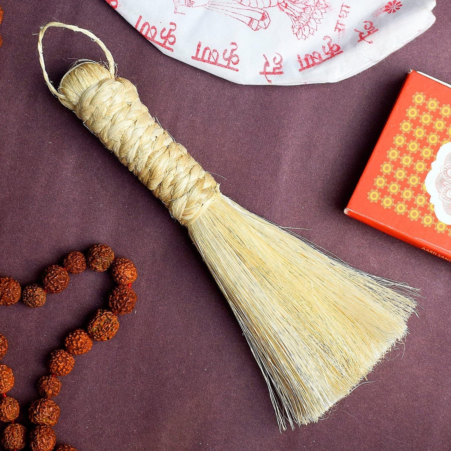 HYKE Satvik 1 Pc Banana Broom/Jhadu for Puja |Mandir/Temple Eco ...