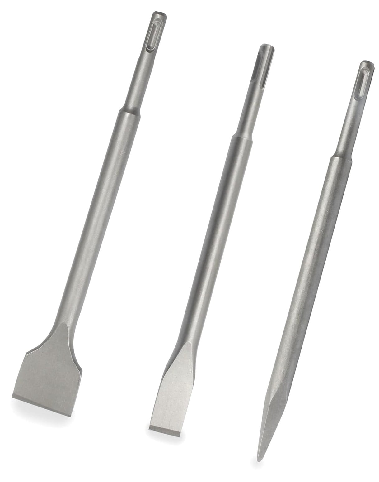 HYKE Sds-Plus Drill Chisel Set, Point Flat Scaling Chisels, 40CR Steel ...
