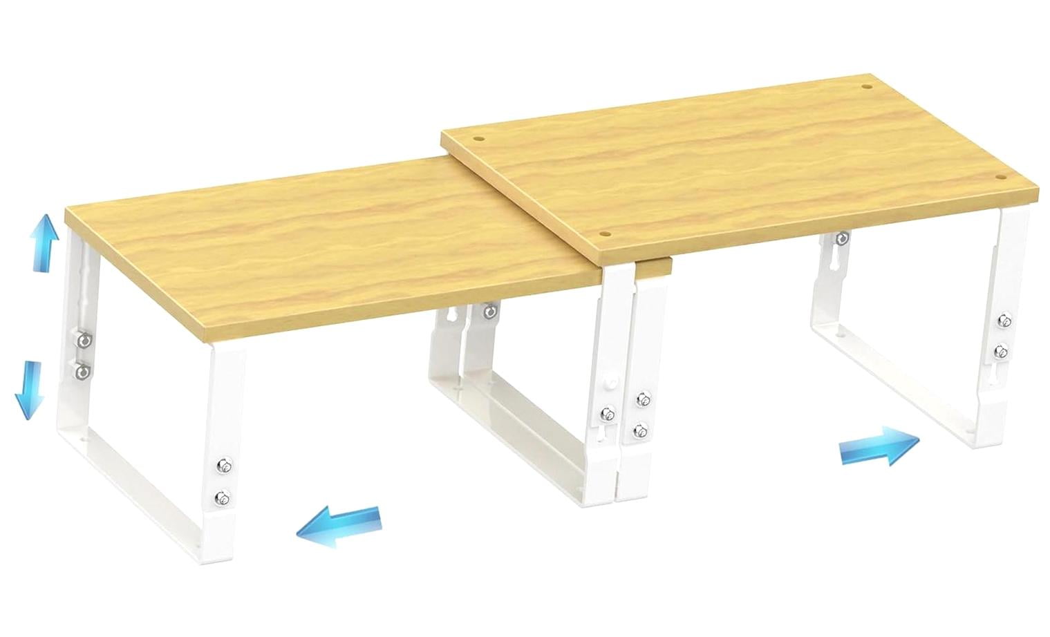 HYKE Set of 2 Expandable Kitchen Cabinet Organizer Shelves \u2013 ...