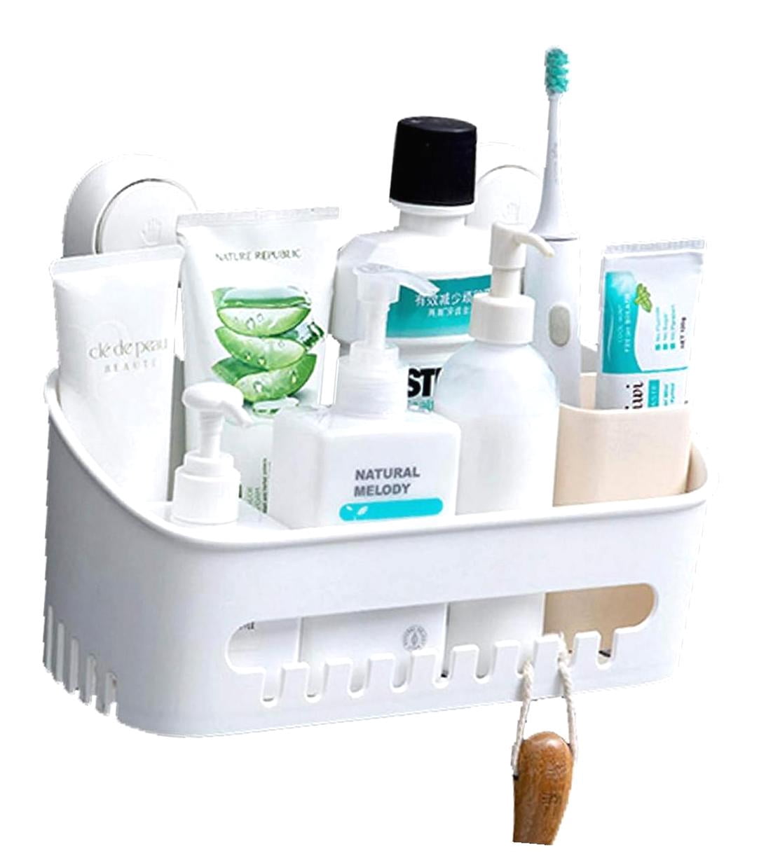 HYKE Shower Caddy Suction Cup, Bathroom Organizer No-Drill Removable ...