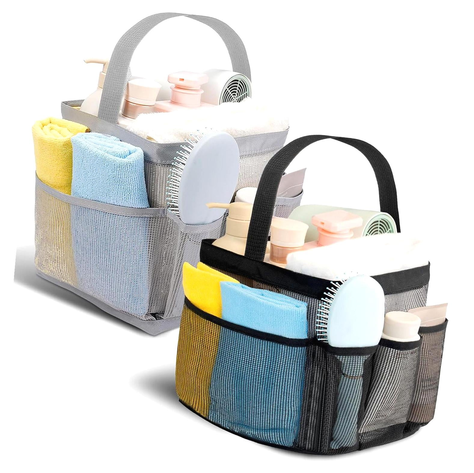 HYKE Shower Organizer for College Dorms, Features 9 Pockets, High ...
