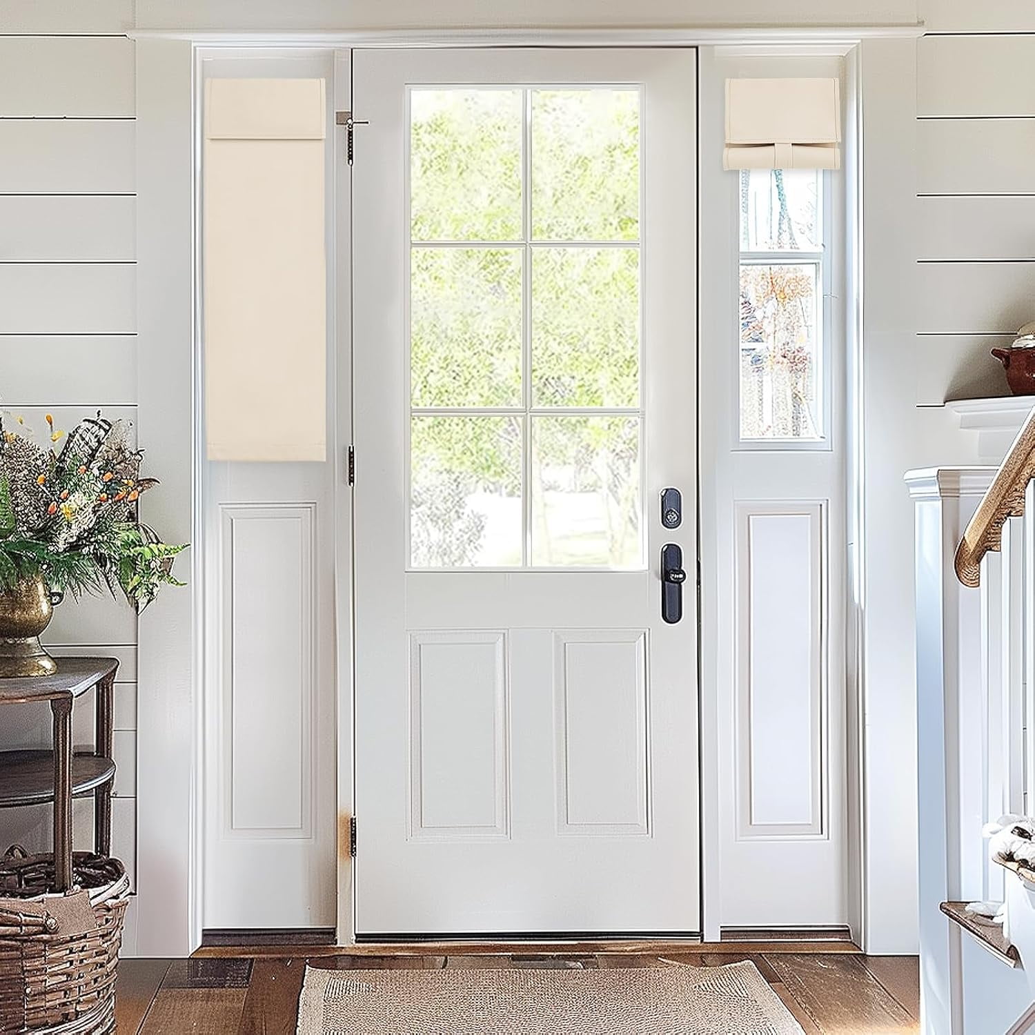 HYKE Side Door Curtains - Room Dening Privacy Covering for French Door ...