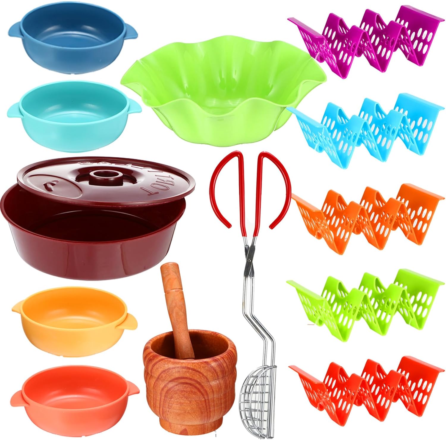 HYKE Siline Complete Taco Serving Set Taco esta Kit Include Tortilla ...