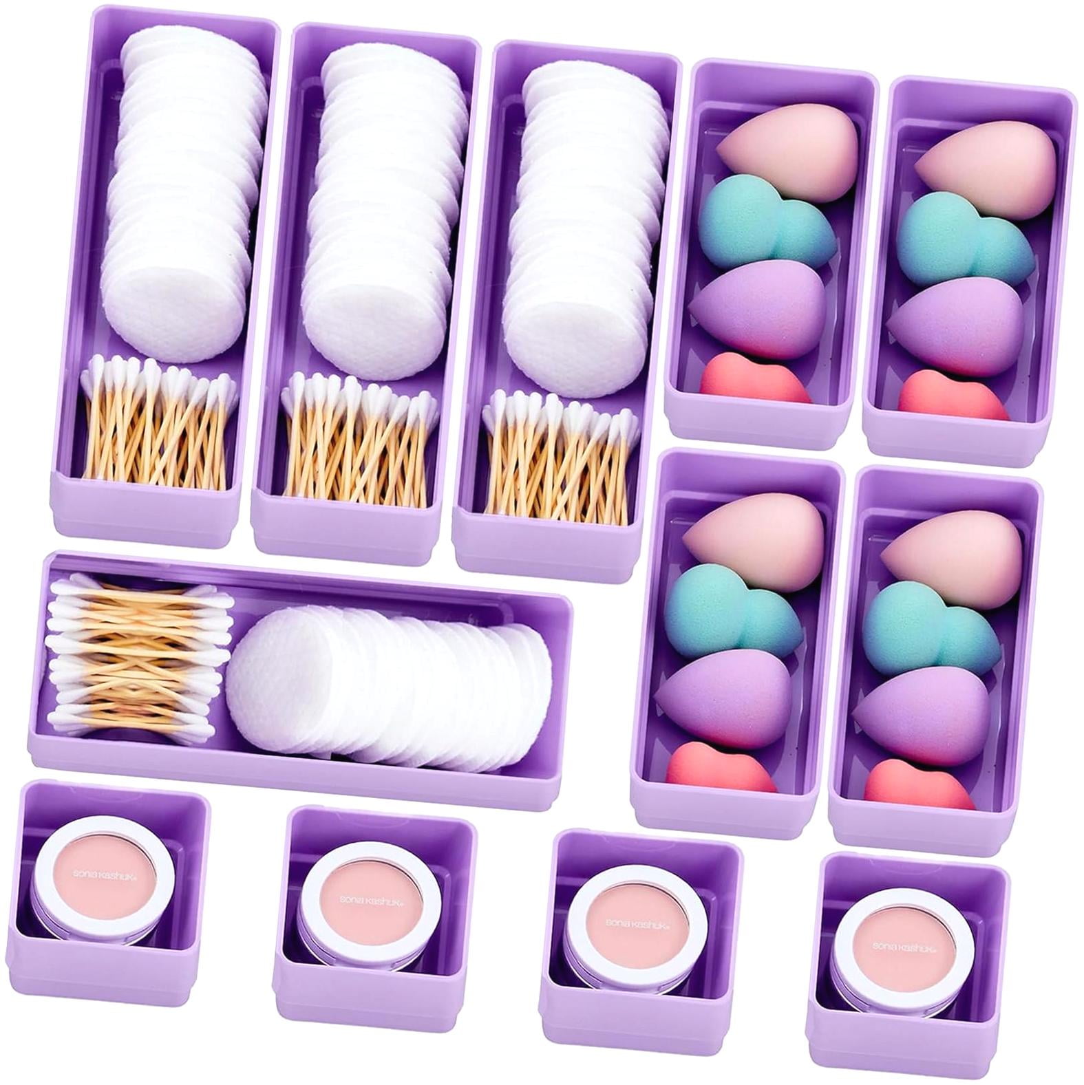 HYKE SimpleSort 12-Piece Stackable Lilac Drawer Organizer Set | Multi ...