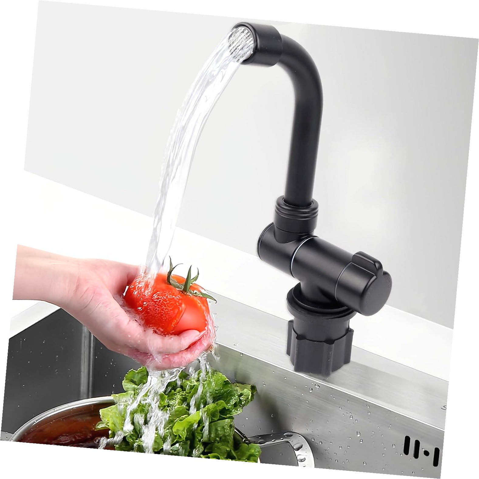 HYKE Sink Faucets Foldable for Motorhome 360° Rotation Kitchen Sink ...