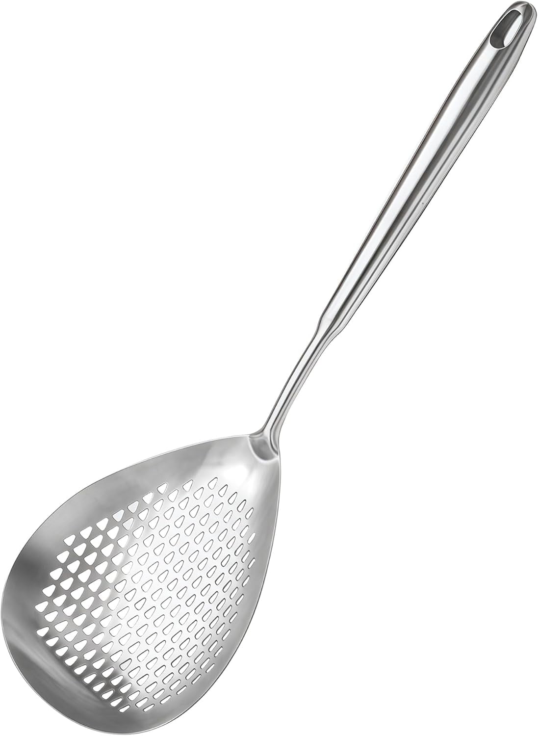 HYKE Skimmer Ladle SUS304 Stainless Steel Slotted Spoon for Deep Frying ...