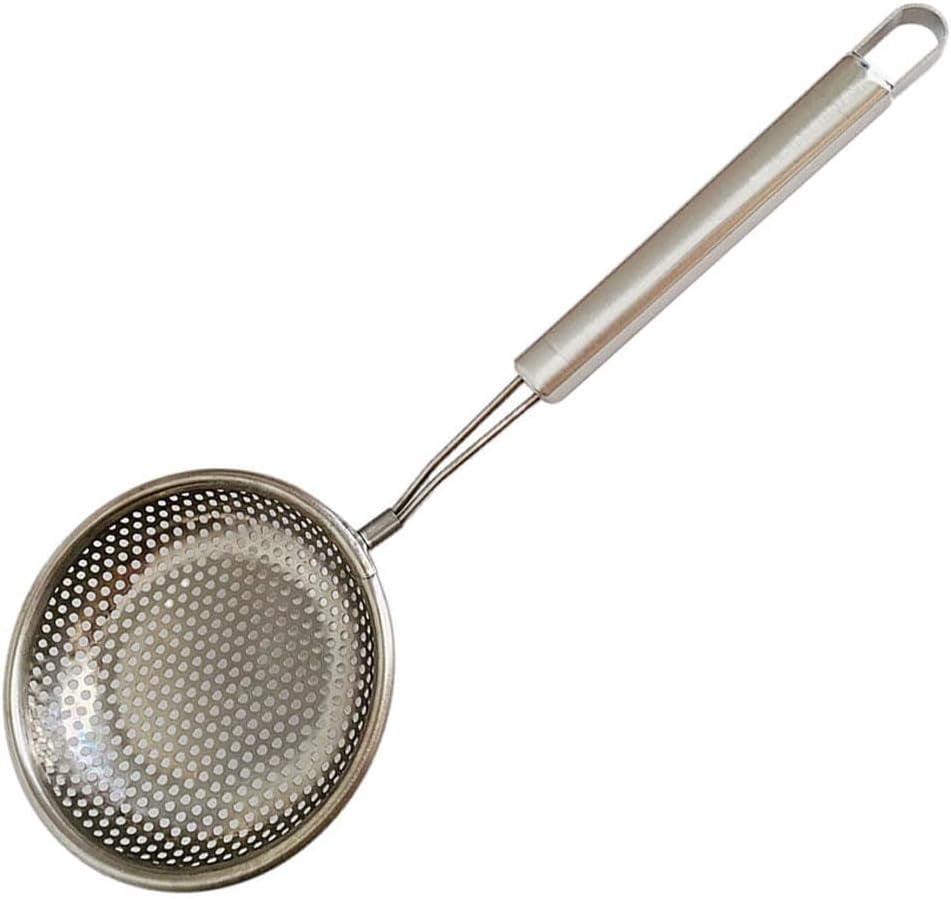 HYKE Skimmer Slotted Spoon Stainless Steel Slotted Spoon Flat Bm Spider ...