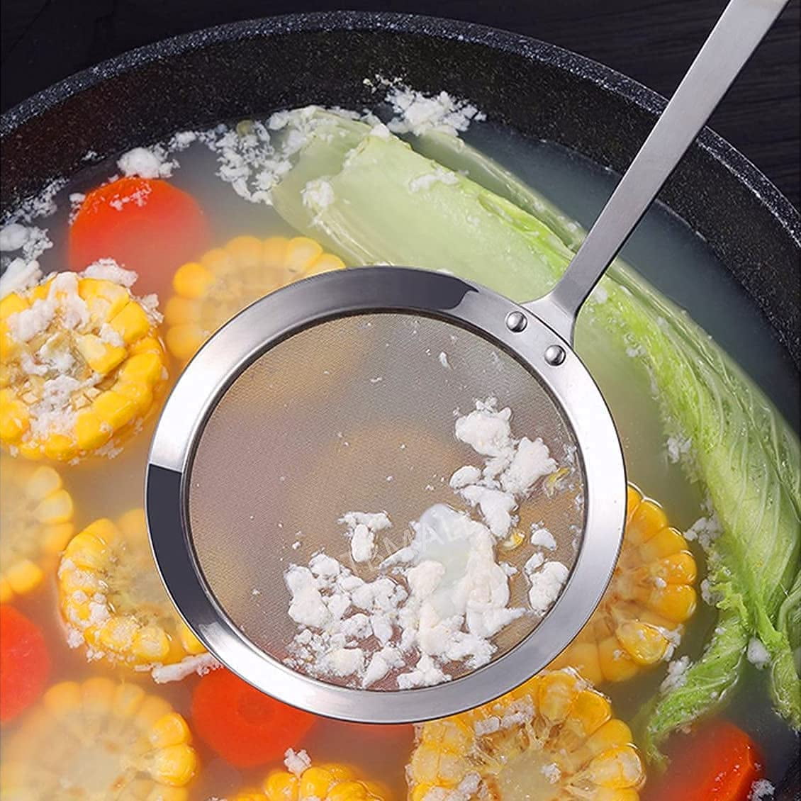 HYKE Skimmer Spoon, Stainless Steel Spider Strainer Skimmer Spoon ...