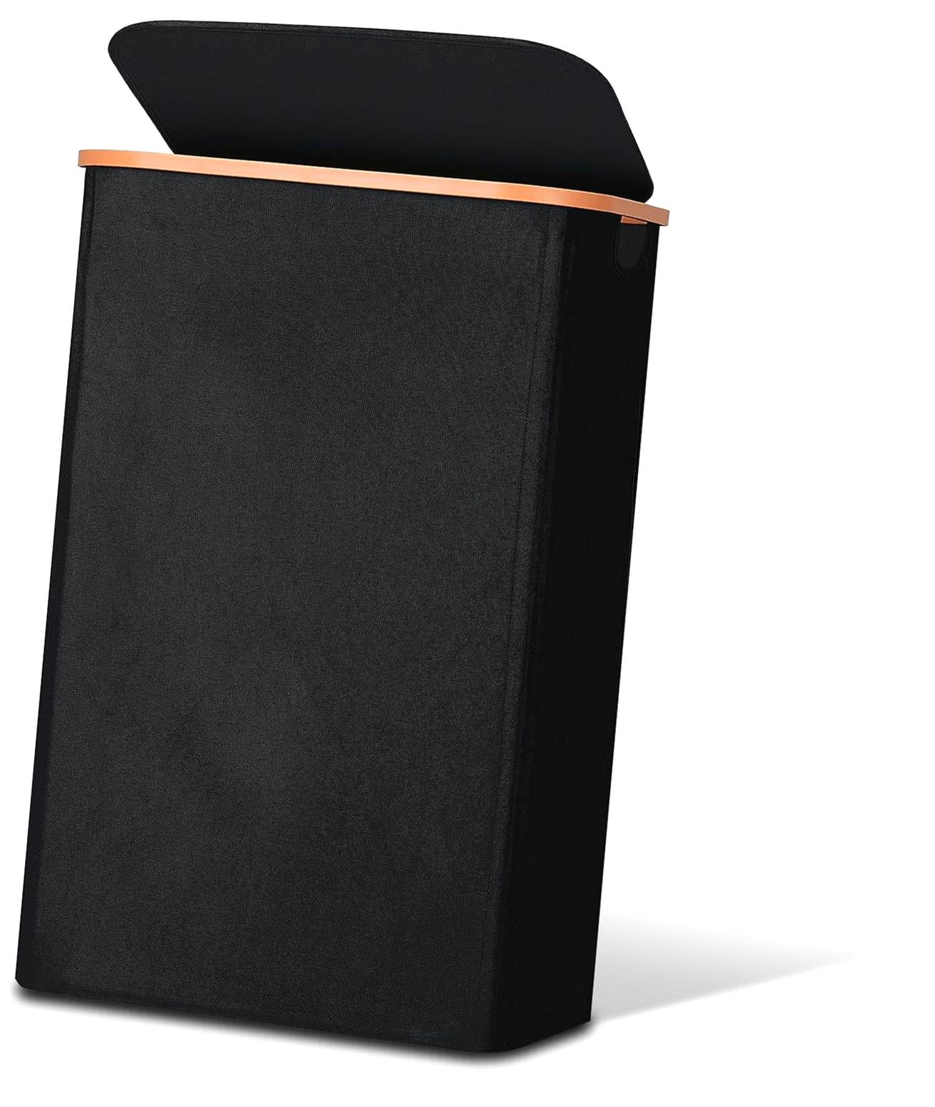 HYKE Slim Laundry Basket with Lid, Narrow Dirty Clothes Hampers for ...