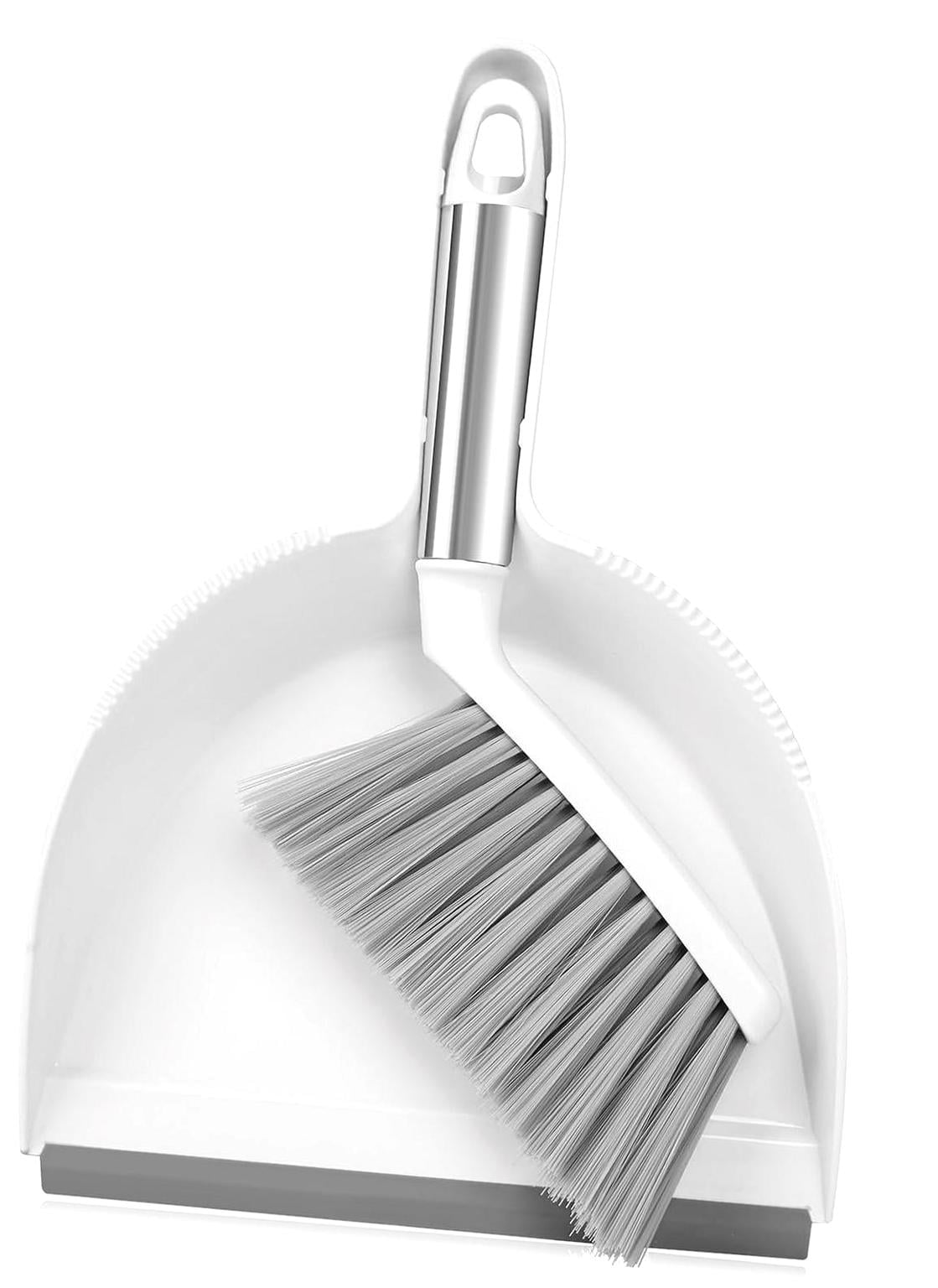 HYKE Small Broom and Dustpan Set, Compact Dustpan and Broom Combo ...